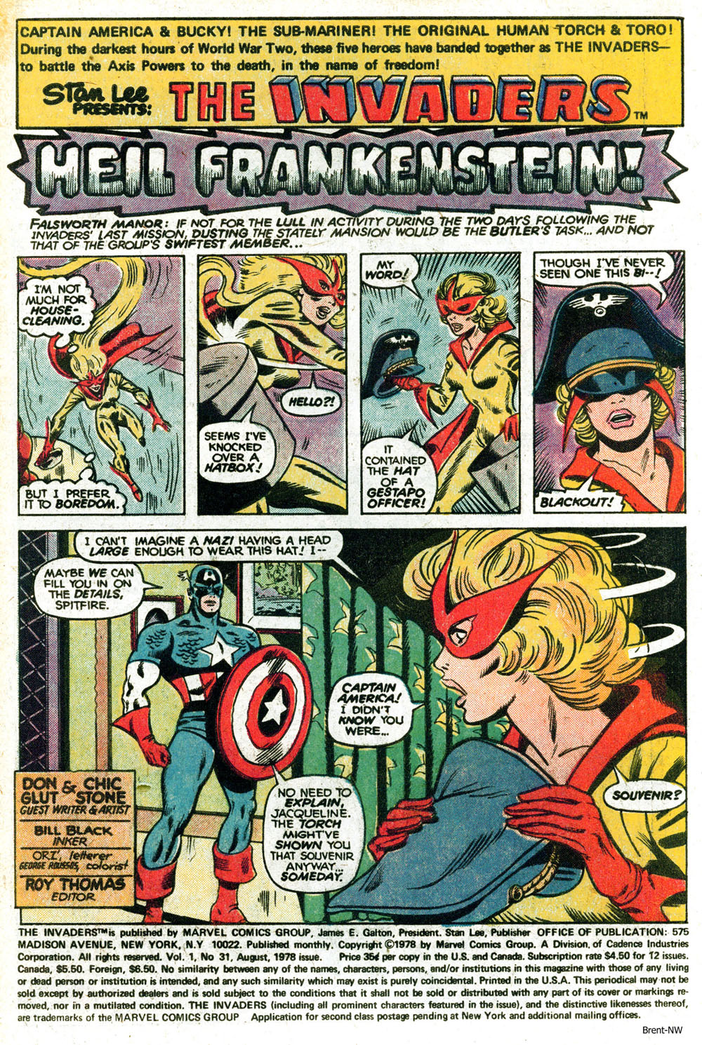 Read online The Invaders (1975) comic - Issue #31