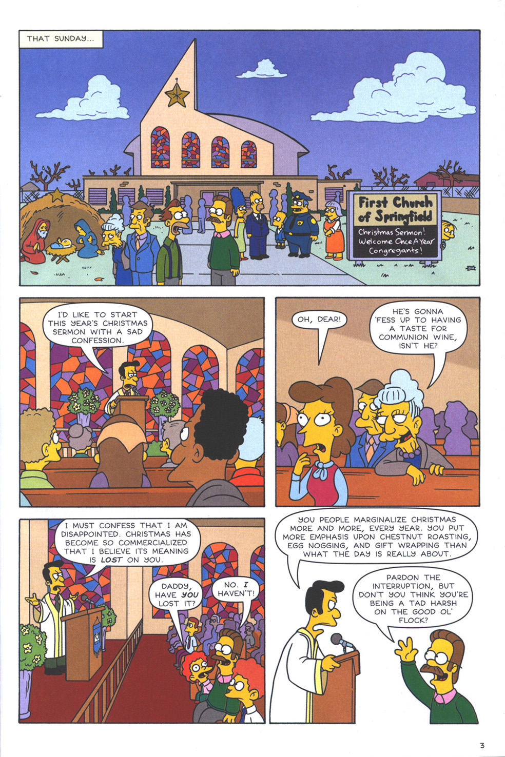 Read online The Simpsons Winter Wingding comic - Issue #3