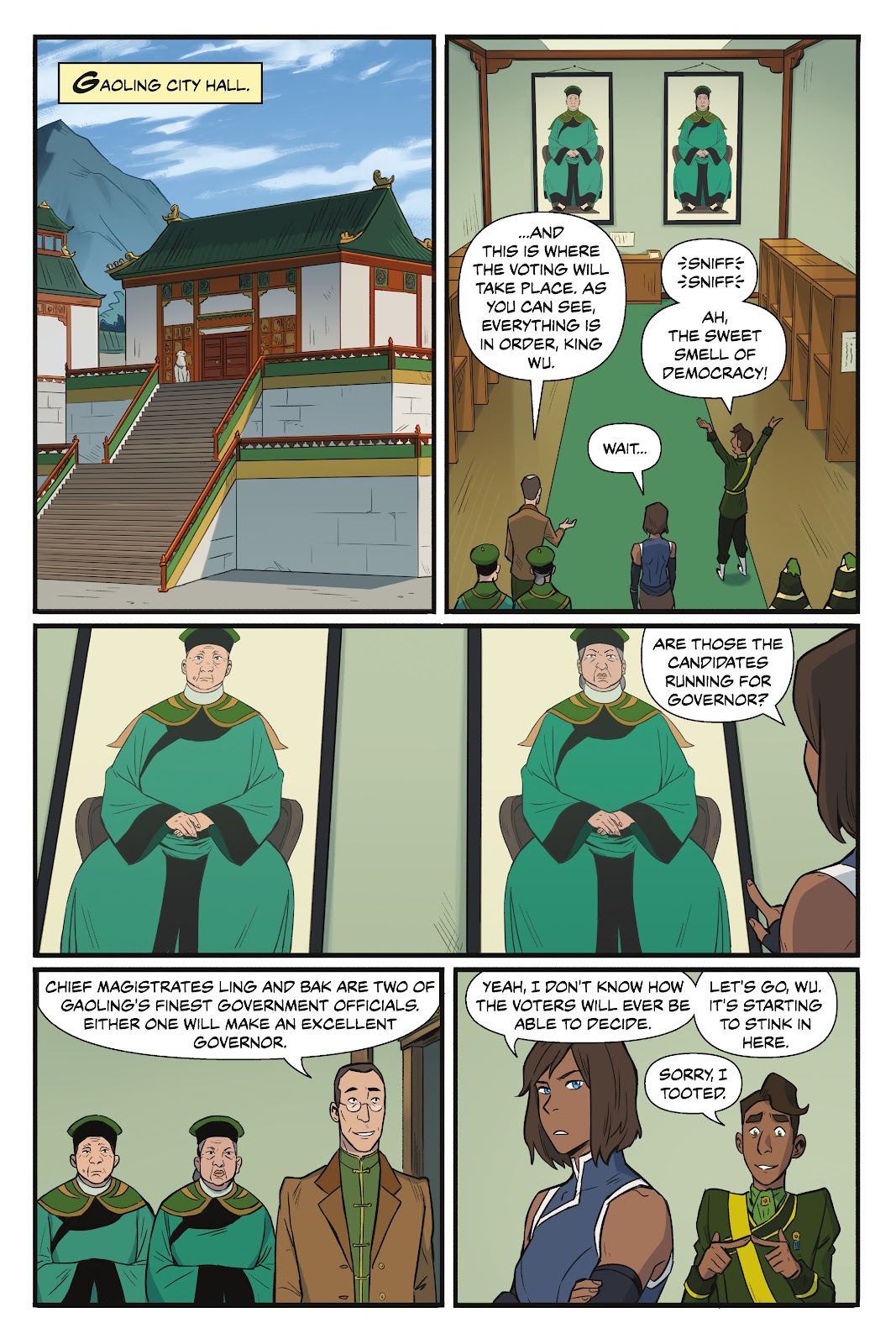 Read online Nickelodeon The Legend of Korra: Ruins of the Empire comic ...