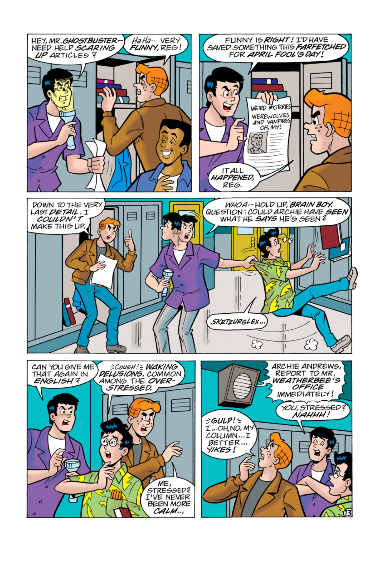 Read online Archie's Weird Mysteries comic - Issue #1