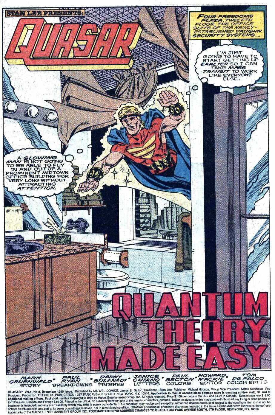 Read online Quasar comic - Issue #4