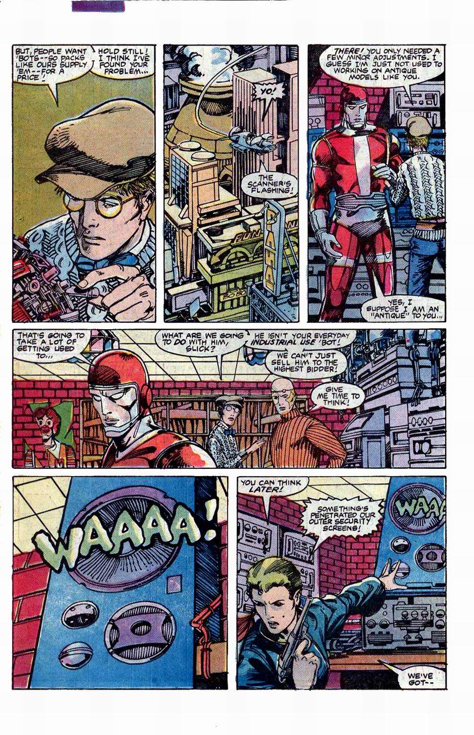 Read online Machine Man (1984) comic - Issue #1