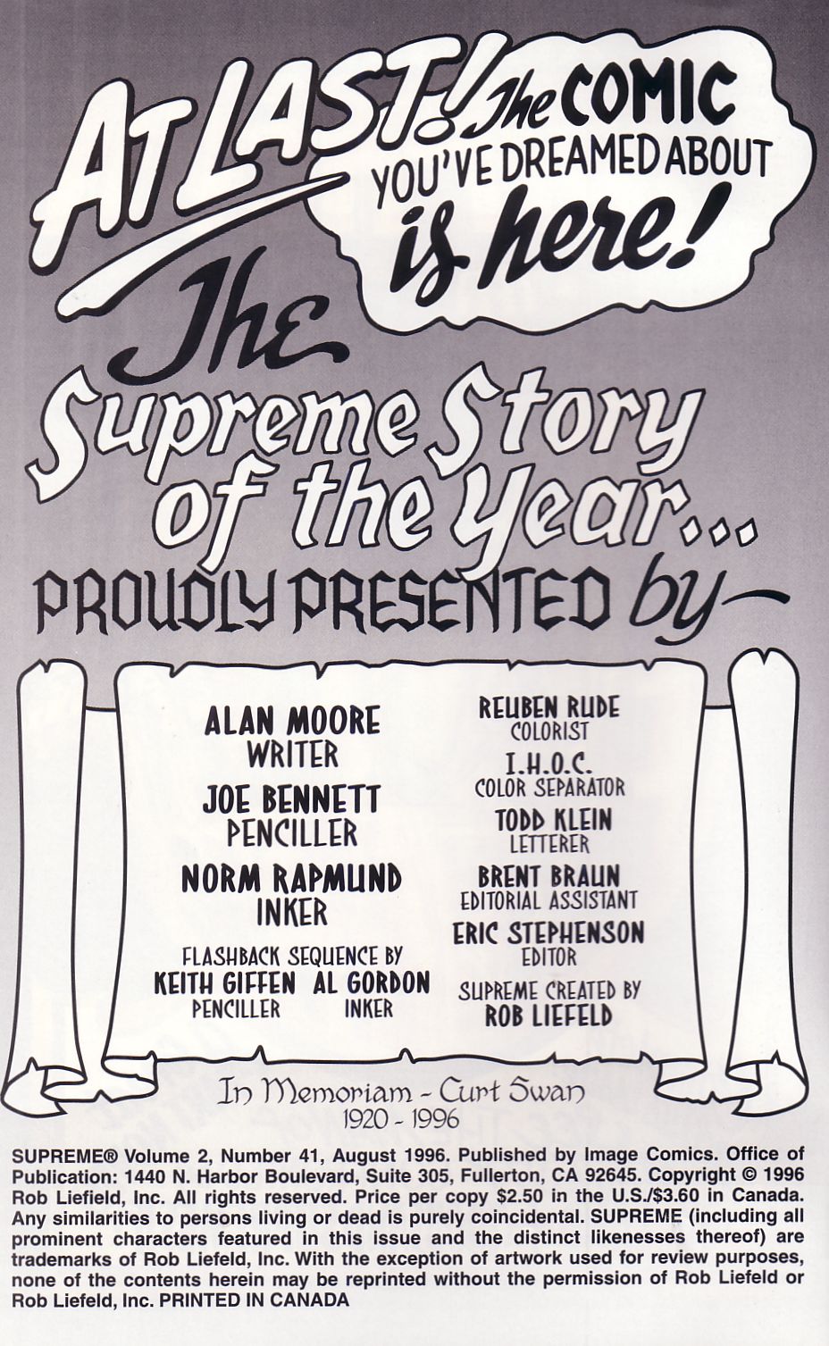 Read online Supreme (1992) comic - Issue #41