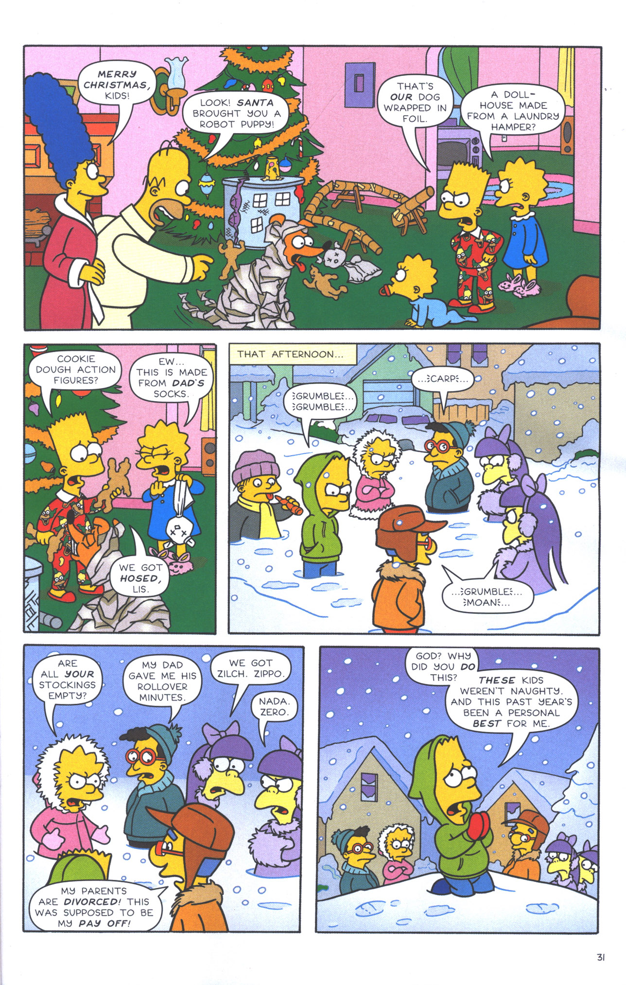 Read online The Simpsons Winter Wingding comic - Issue #4