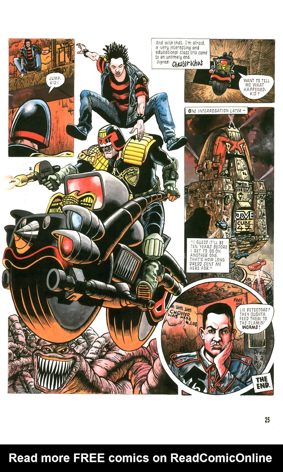 Read online Dredd Rules! comic - Issue #1