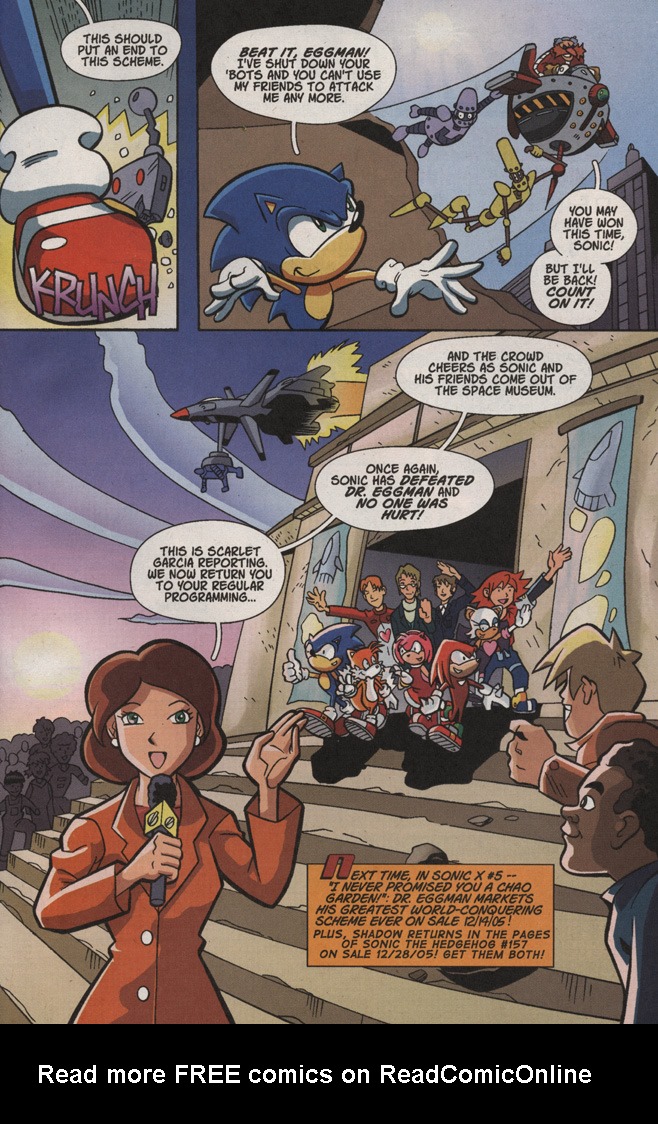 Read online Sonic X comic - Issue #4