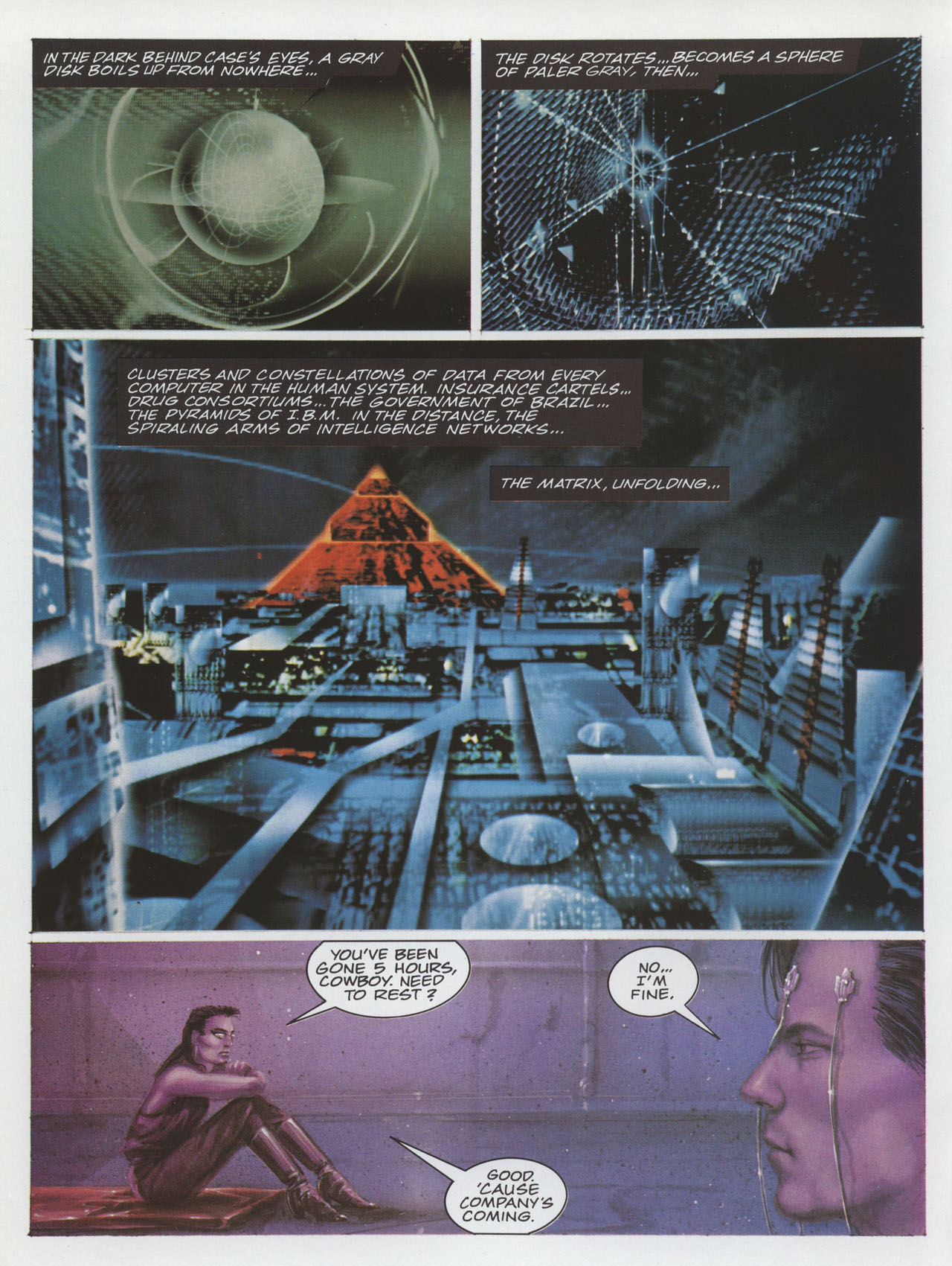 Read online Marvel Graphic Novel comic - Issue #52 - Neuromancer