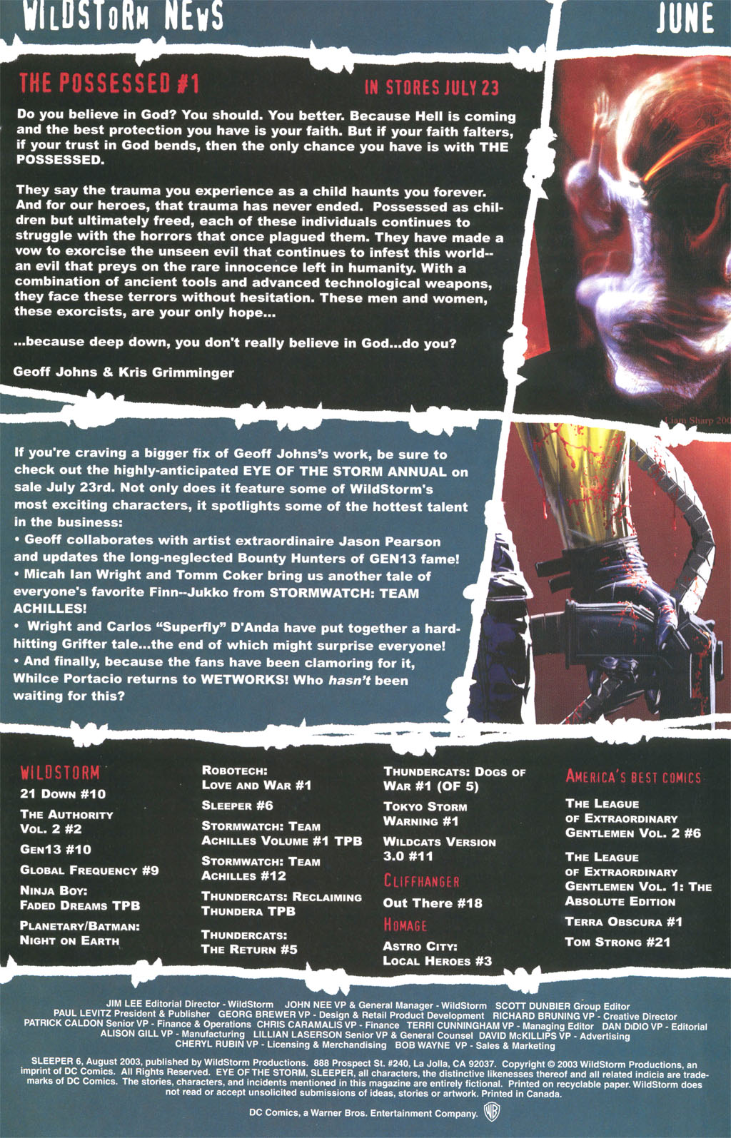 Read online Sleeper comic - Issue #6