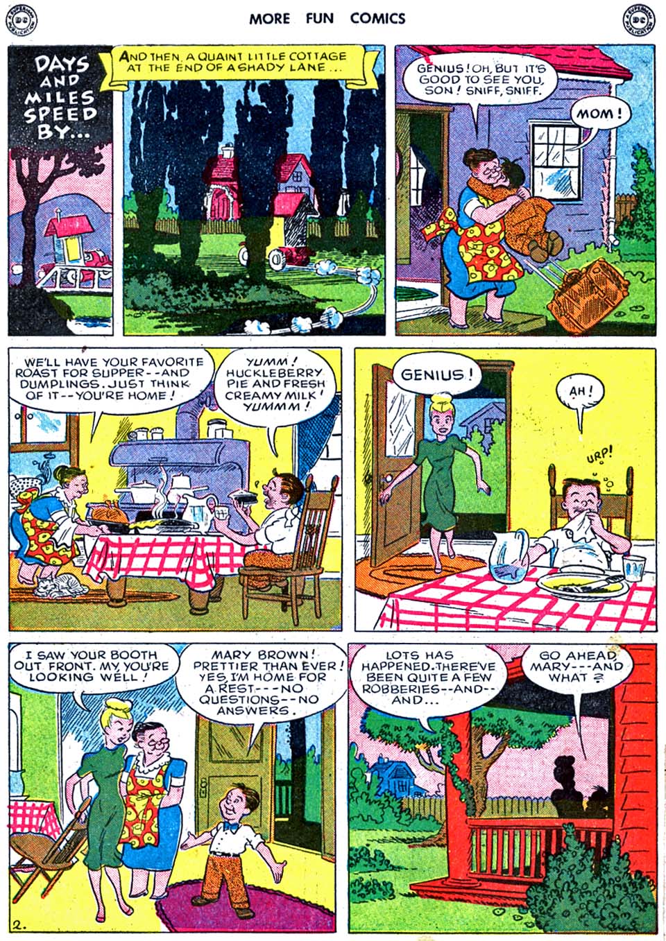 Read online More Fun Comics comic - Issue #110