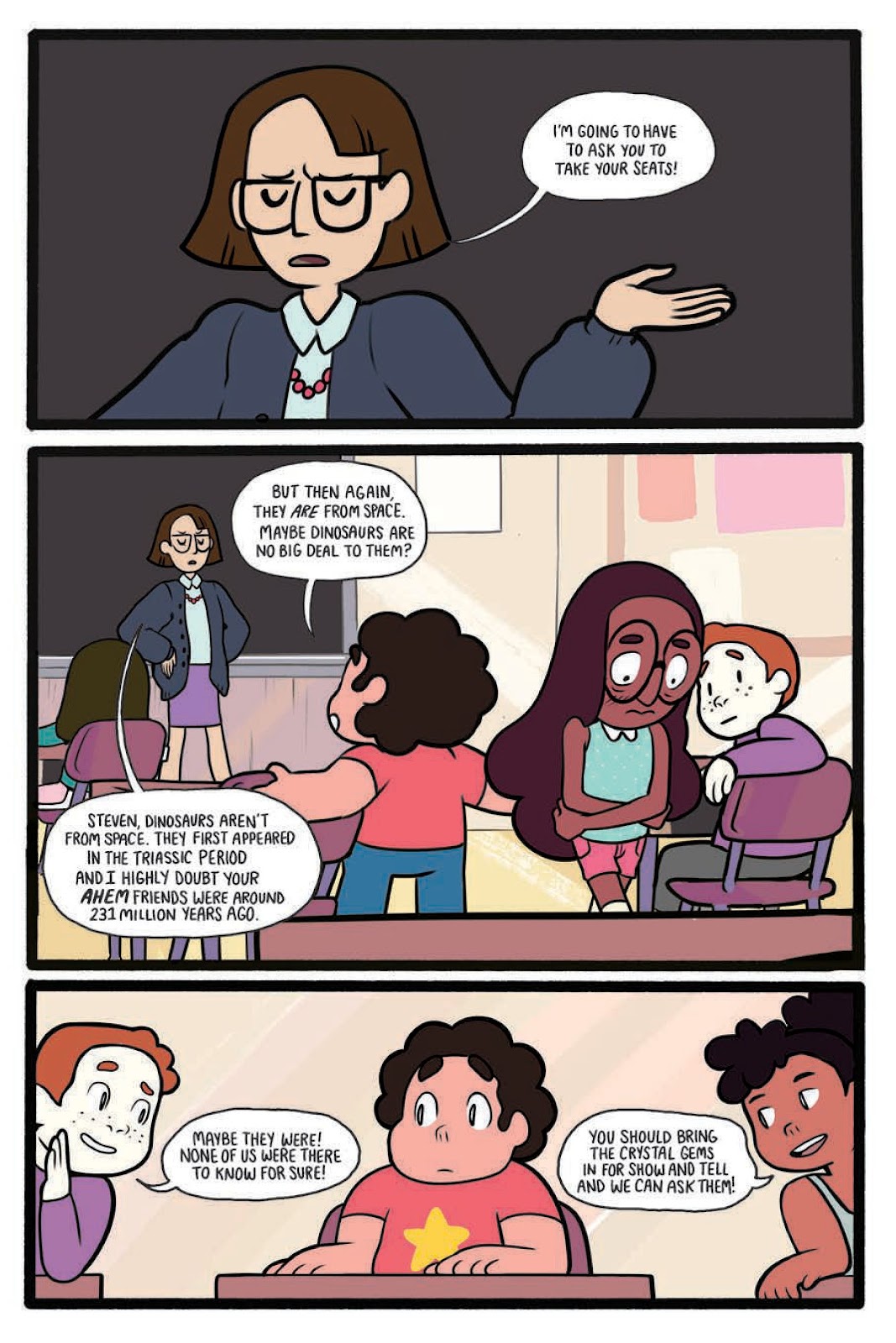 Read online Steven Universe: Too Cool For School comic - Issue # TPB
