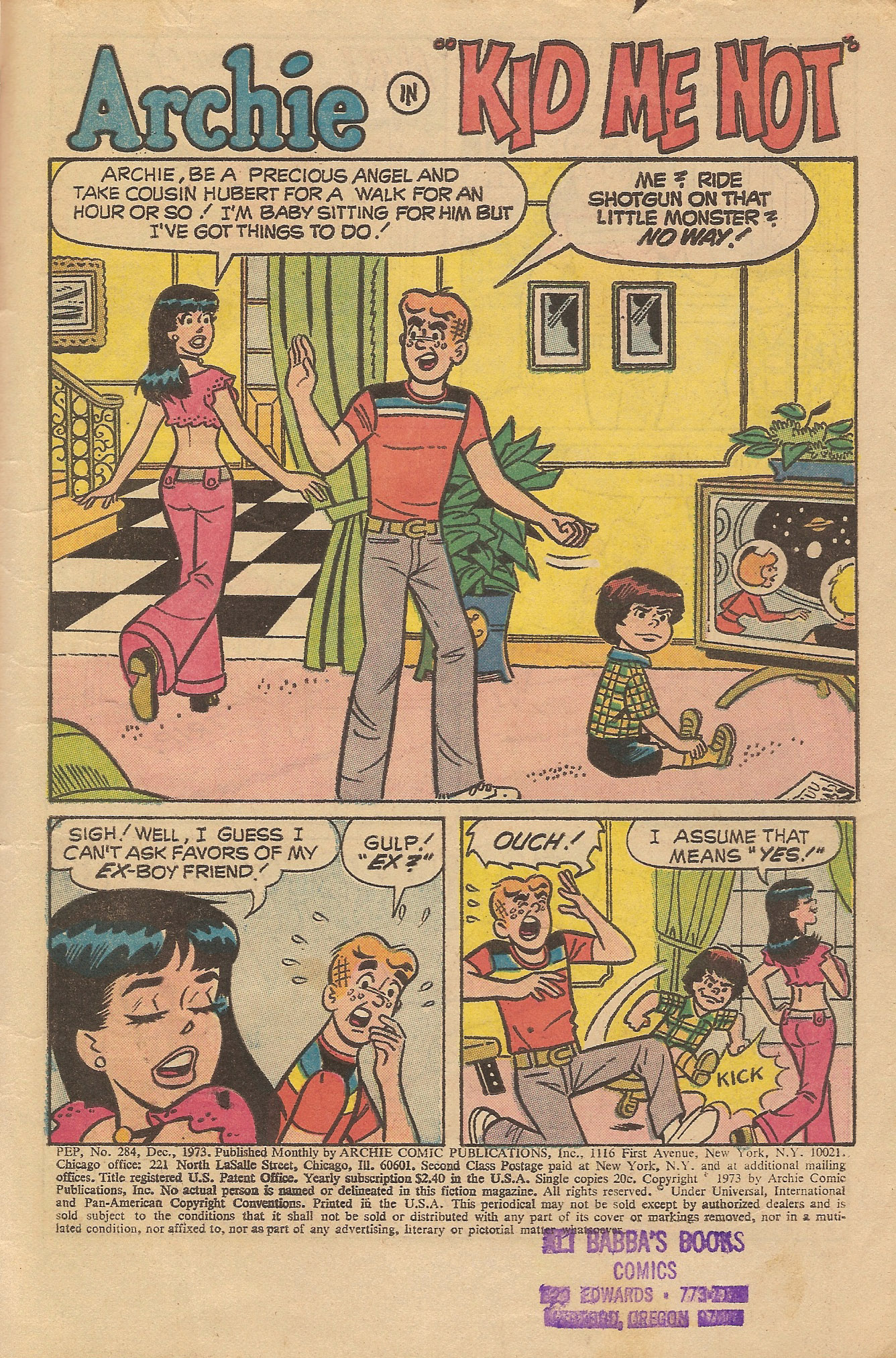 Read online Pep Comics comic - Issue #284