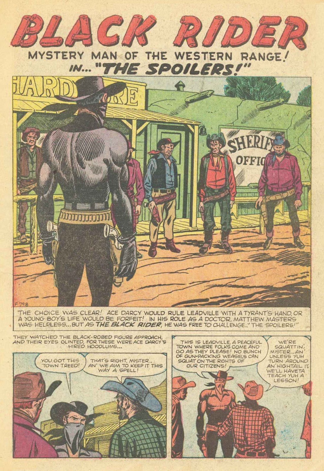 Read online Western Tales of Black Rider comic - Issue #28