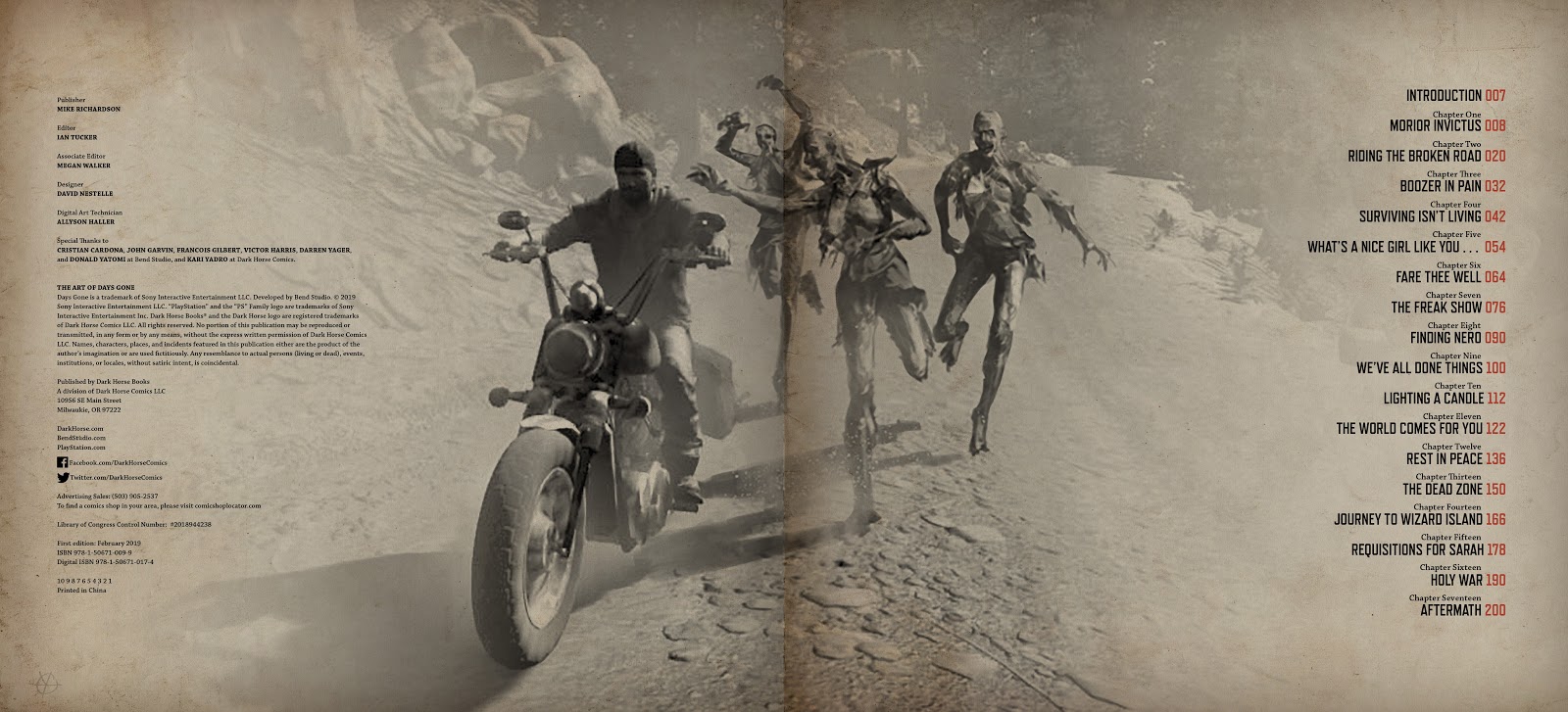 Read online The Art of Days Gone comic - Issue # TPB (Part 1)