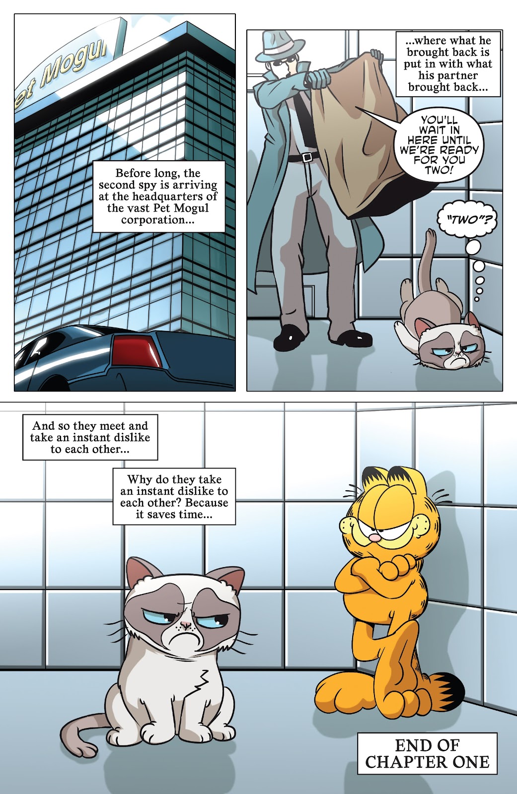 Read online Grumpy Cat/Garfield comic - Issue #1