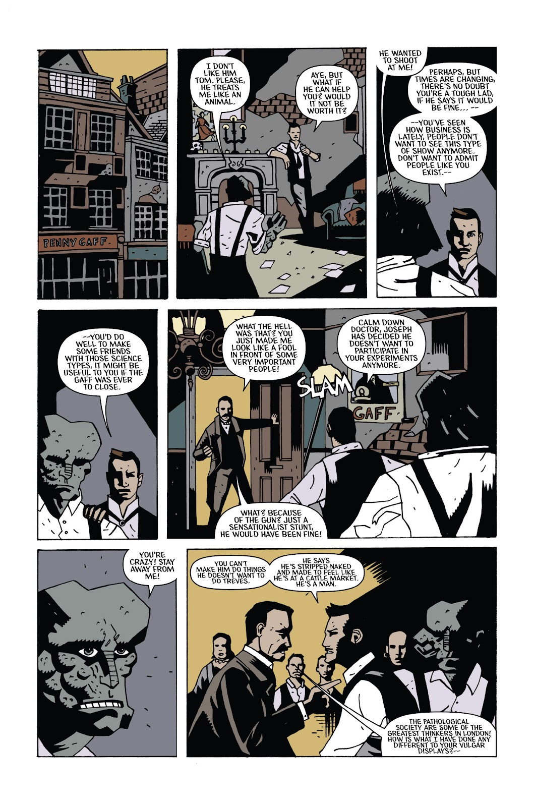 Read online Merrick: The Sensational Elephantman comic - Issue #1