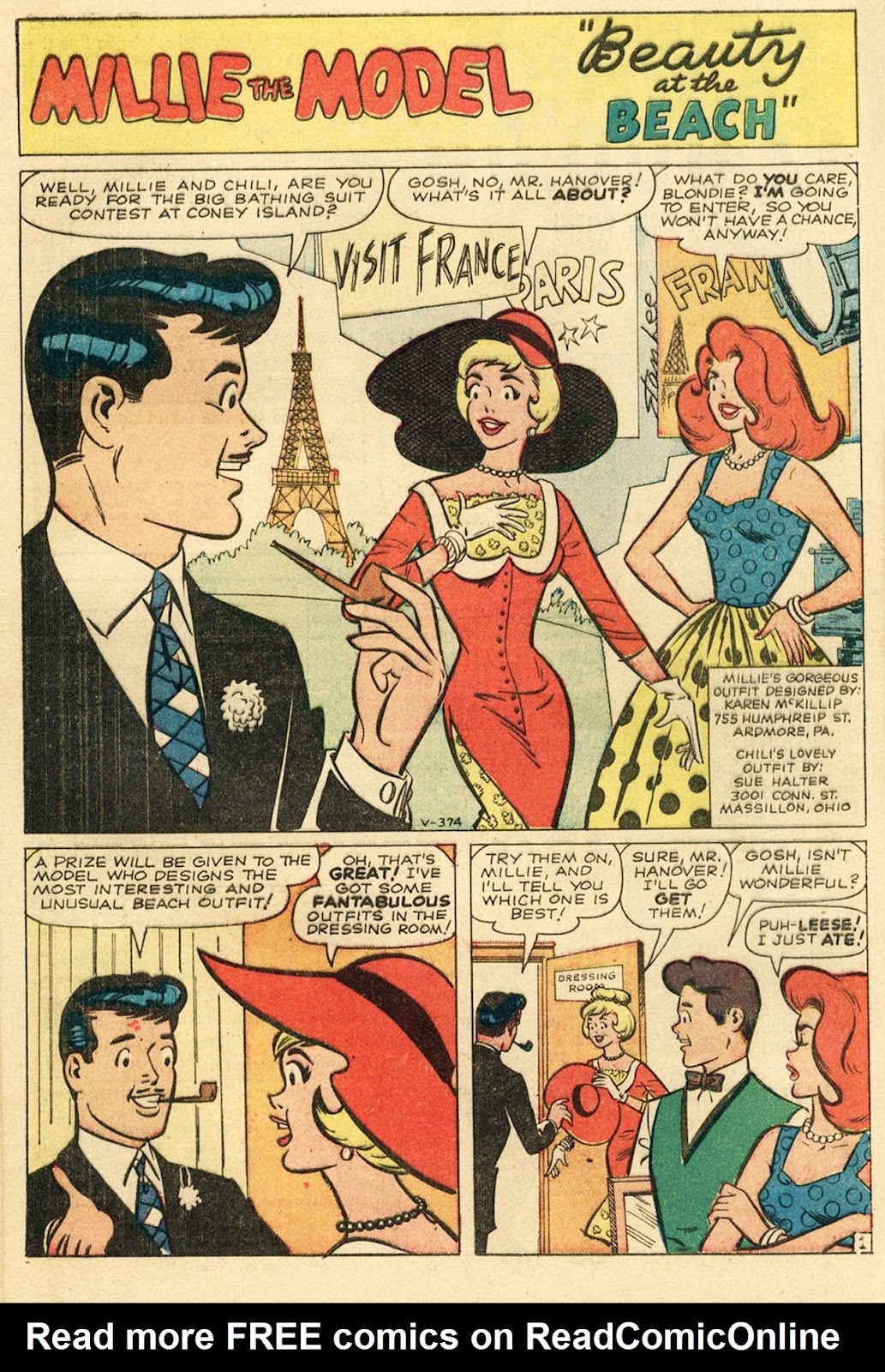 Read online Millie the Model comic - Issue #105