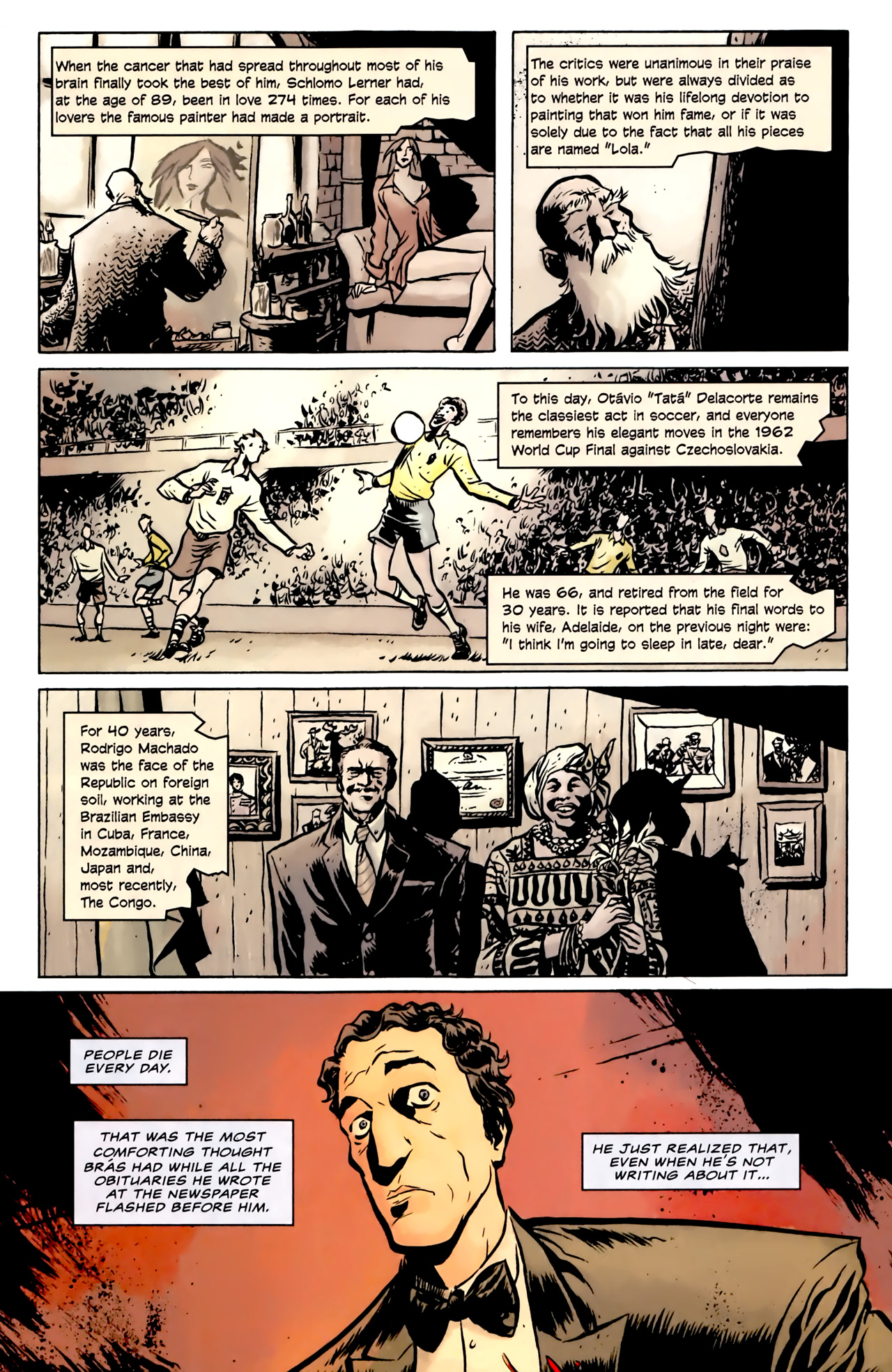 Read online Daytripper comic - Issue #1