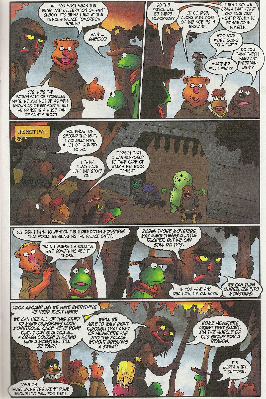 Read online Muppet Robin Hood comic - Issue #2