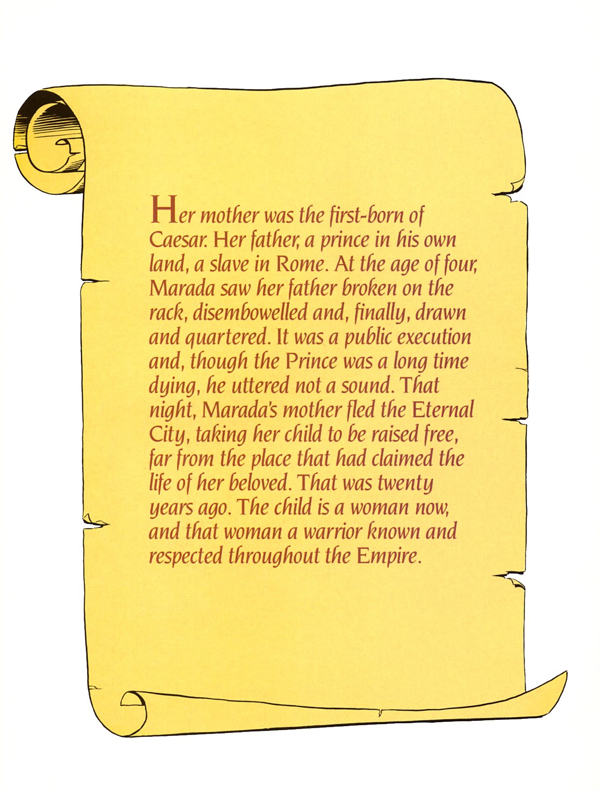 Read online Marvel Graphic Novel comic - Issue #21 - Marada the She-Wolf