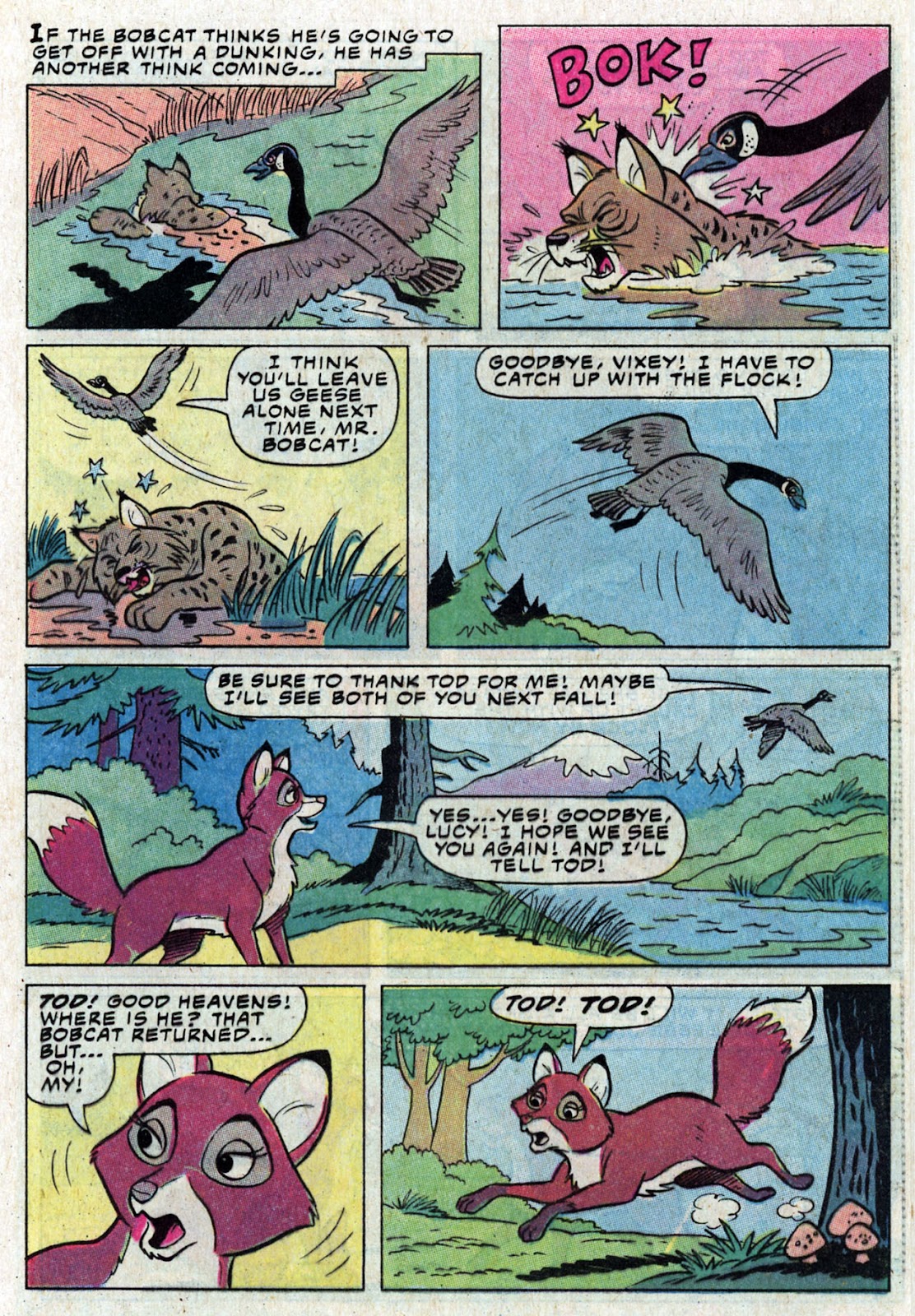 Read online Walt Disney Productions' The Fox and the Hound comic - Issue #3