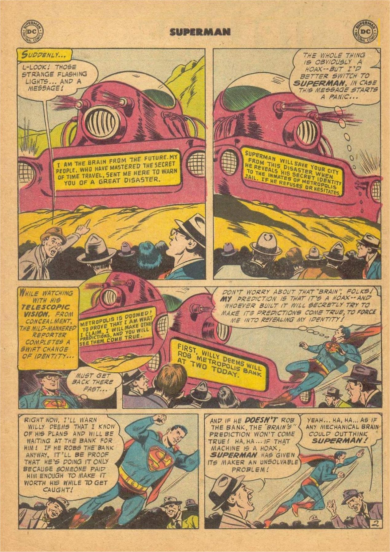 Read online Superman (1939) comic - Issue #108