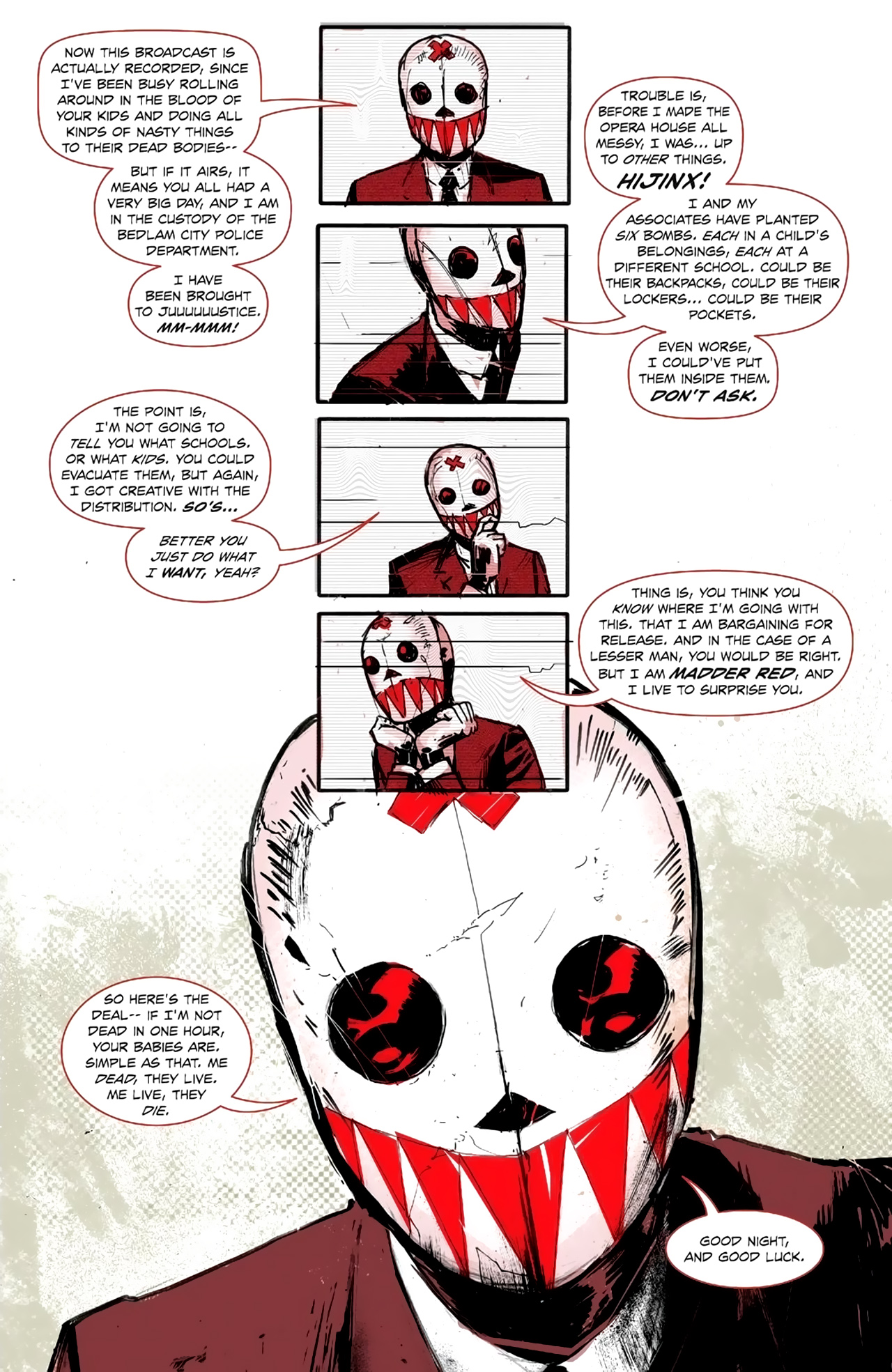 Read online Bedlam comic - Issue #1