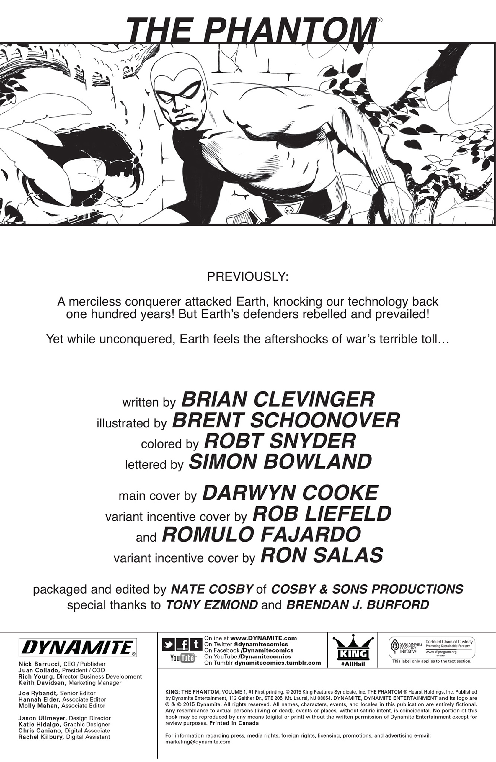 Read online King: The Phantom comic - Issue #1