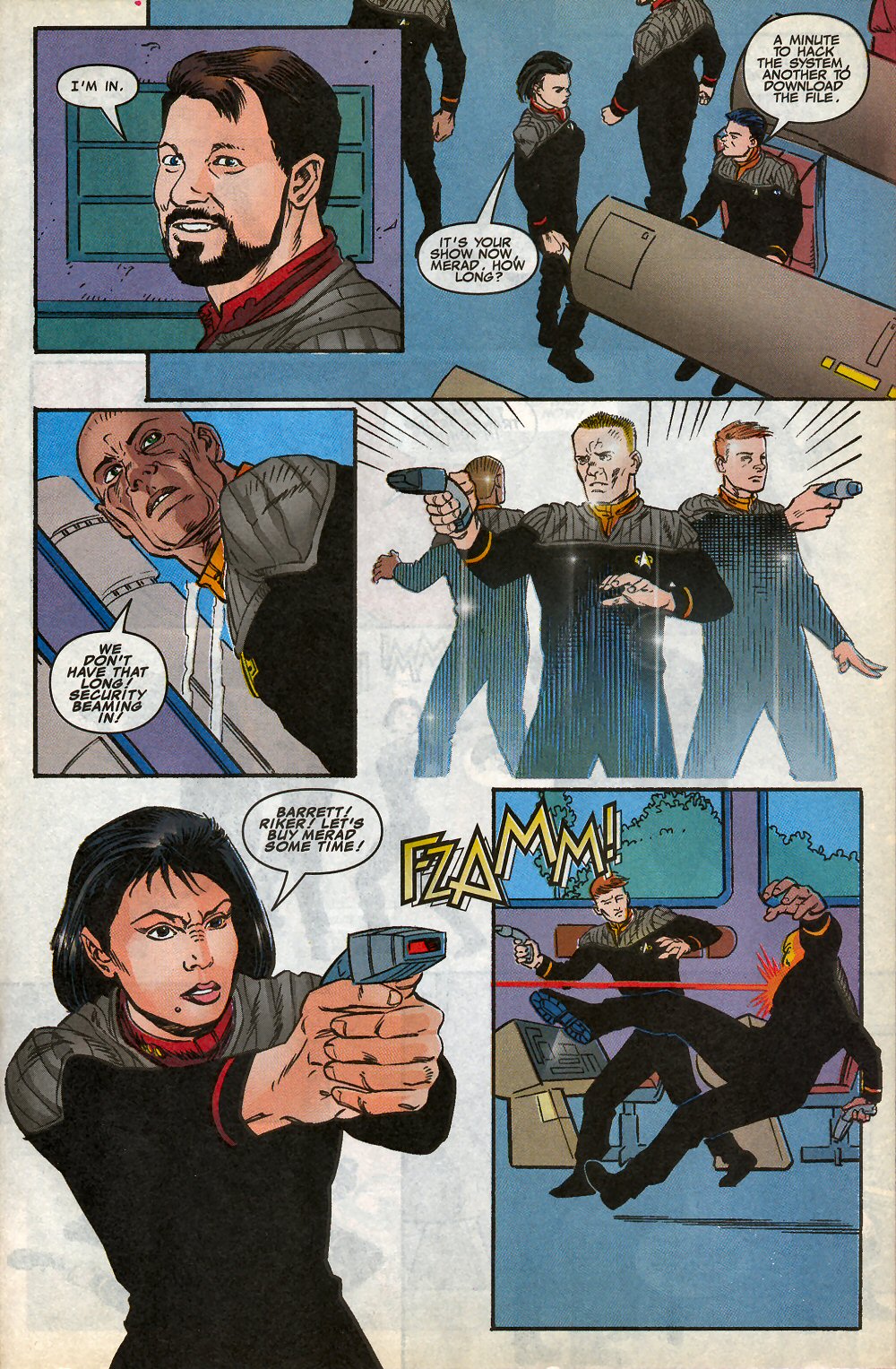 Read online Star Trek: The Next Generation - Riker comic - Issue # Full