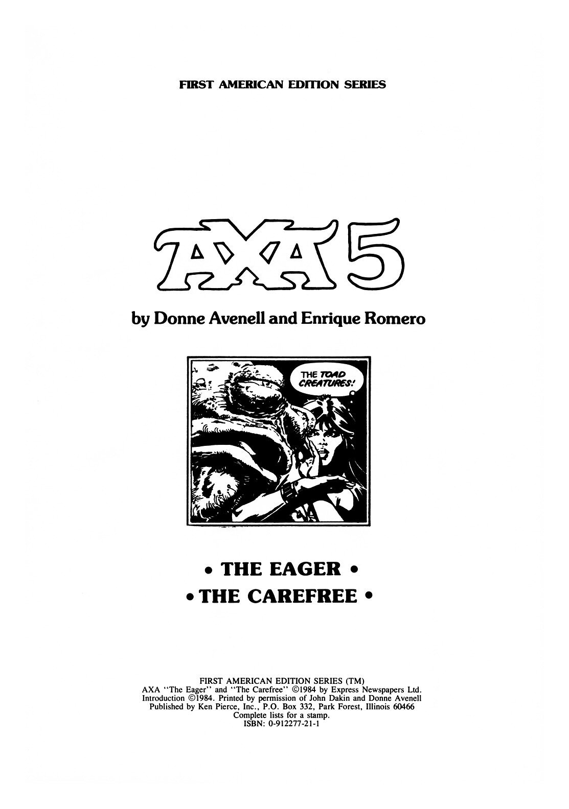 Read online Axa comic - Issue #5