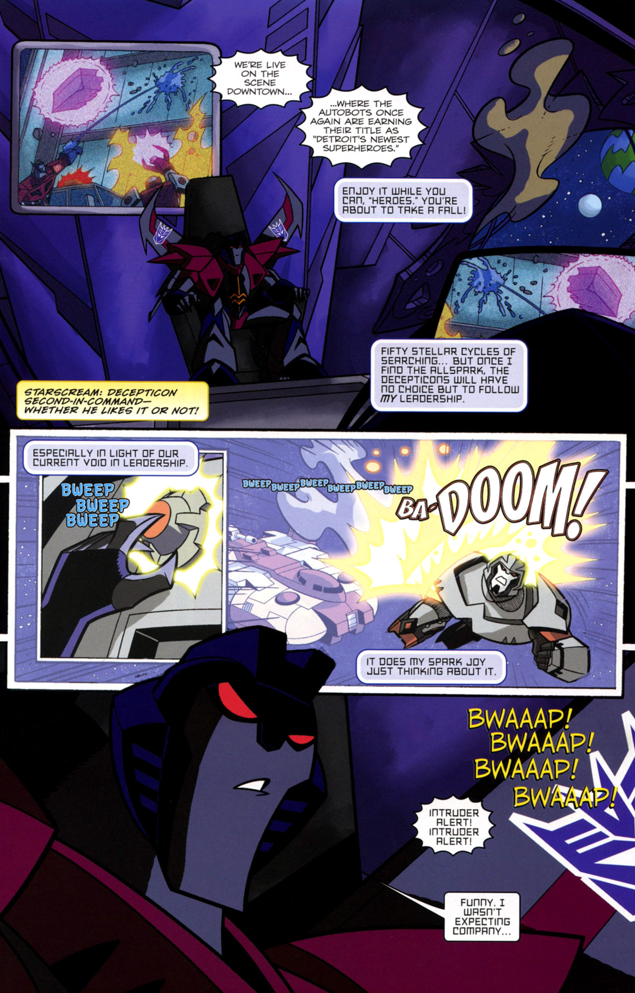 Read online Transformers Animated: The Arrival comic - Issue #1