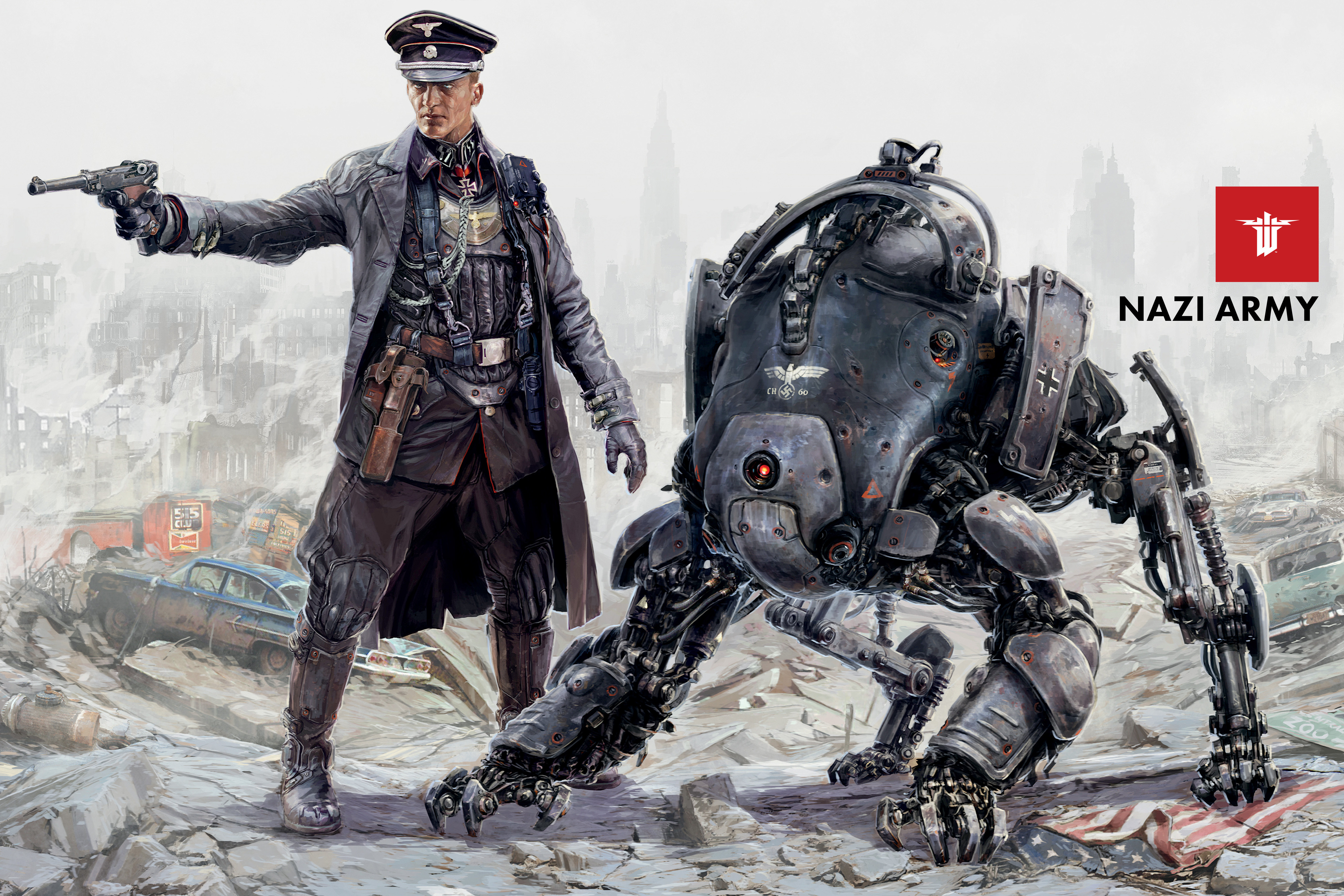 Read online The Art of Wolfenstein II: The New Colossus comic - Issue ...