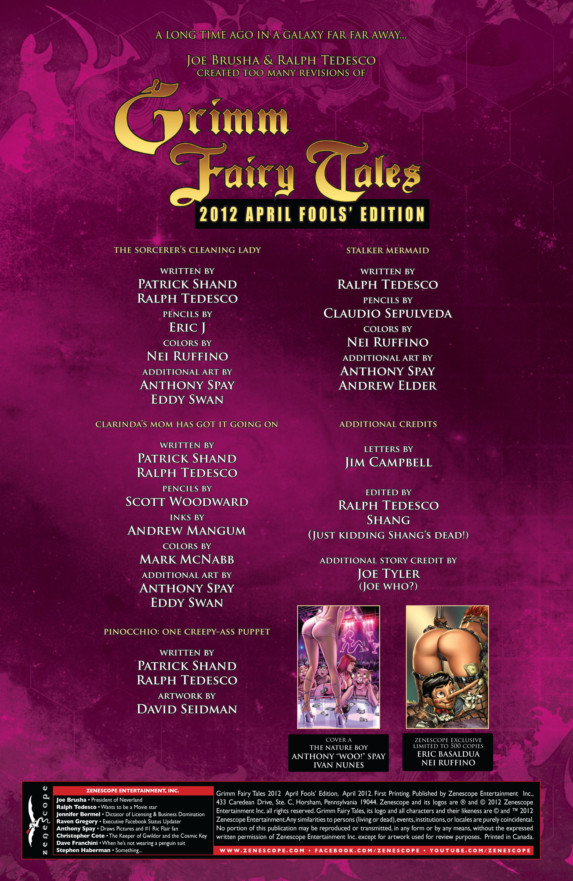 Read online Grimm Fairy Tales: April Fools' Edition comic - Issue #3