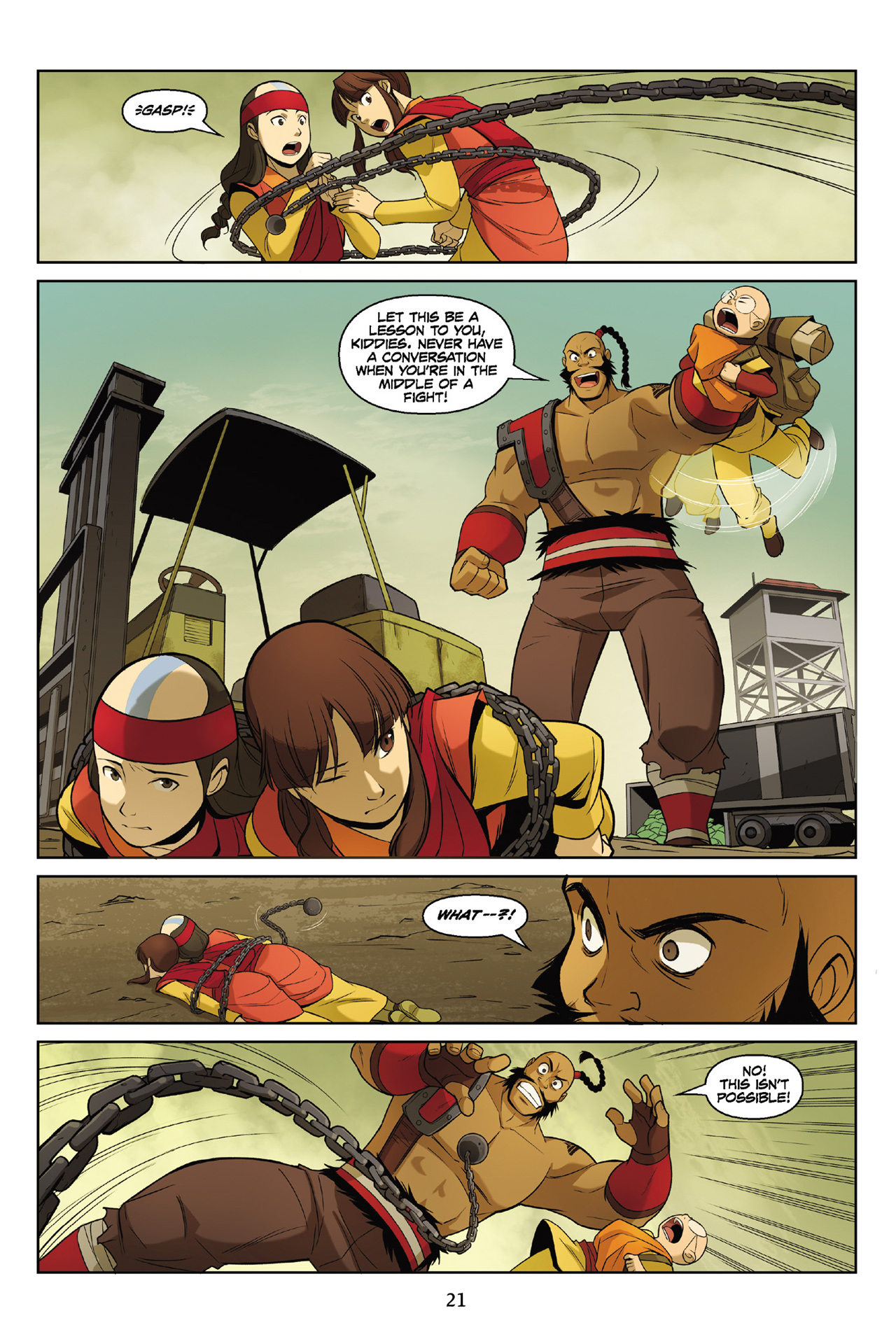 Read online Nickelodeon Avatar: The Last Airbender - The Rift comic ...