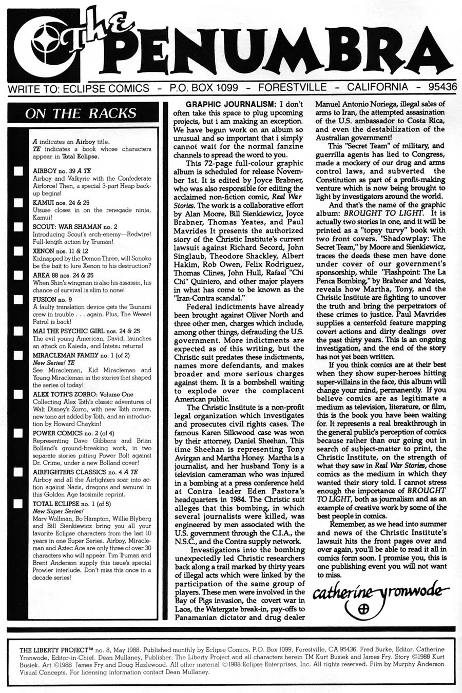 Read online Liberty Project comic - Issue #8