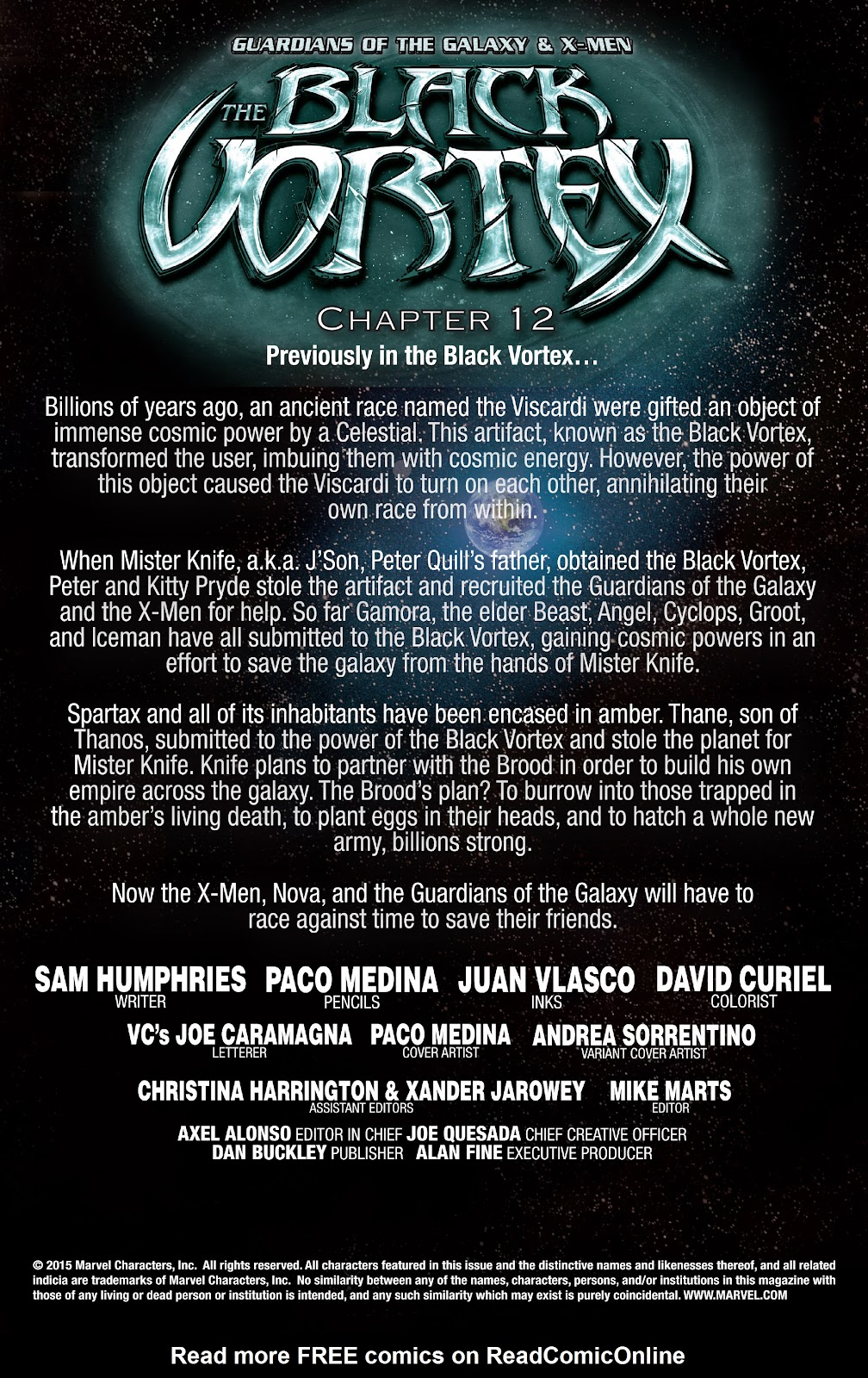 Read online Guardians of the Galaxy and X-Men: The Black Vortex comic ...