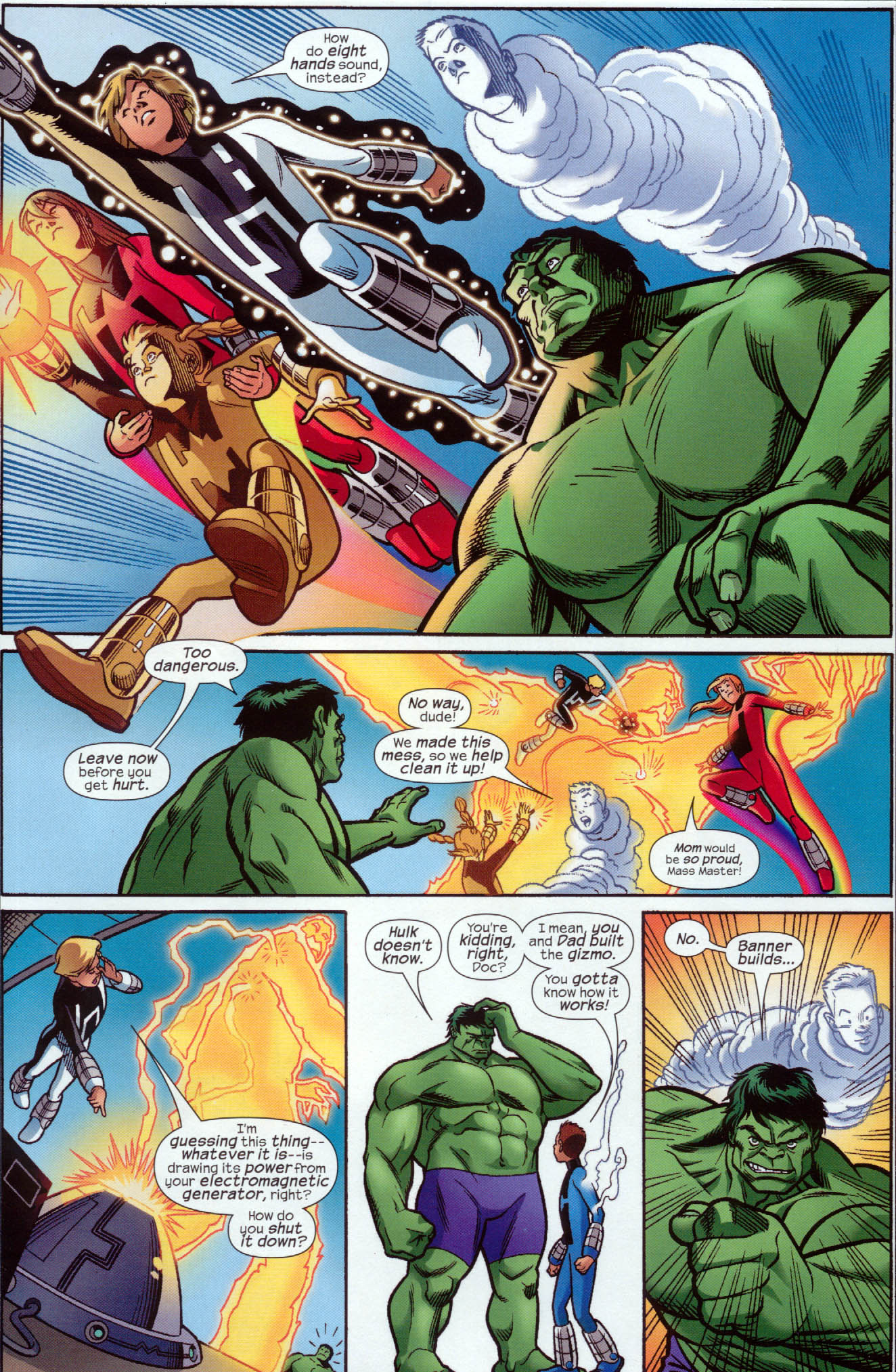 Read online Hulk and Power Pack comic - Issue #2