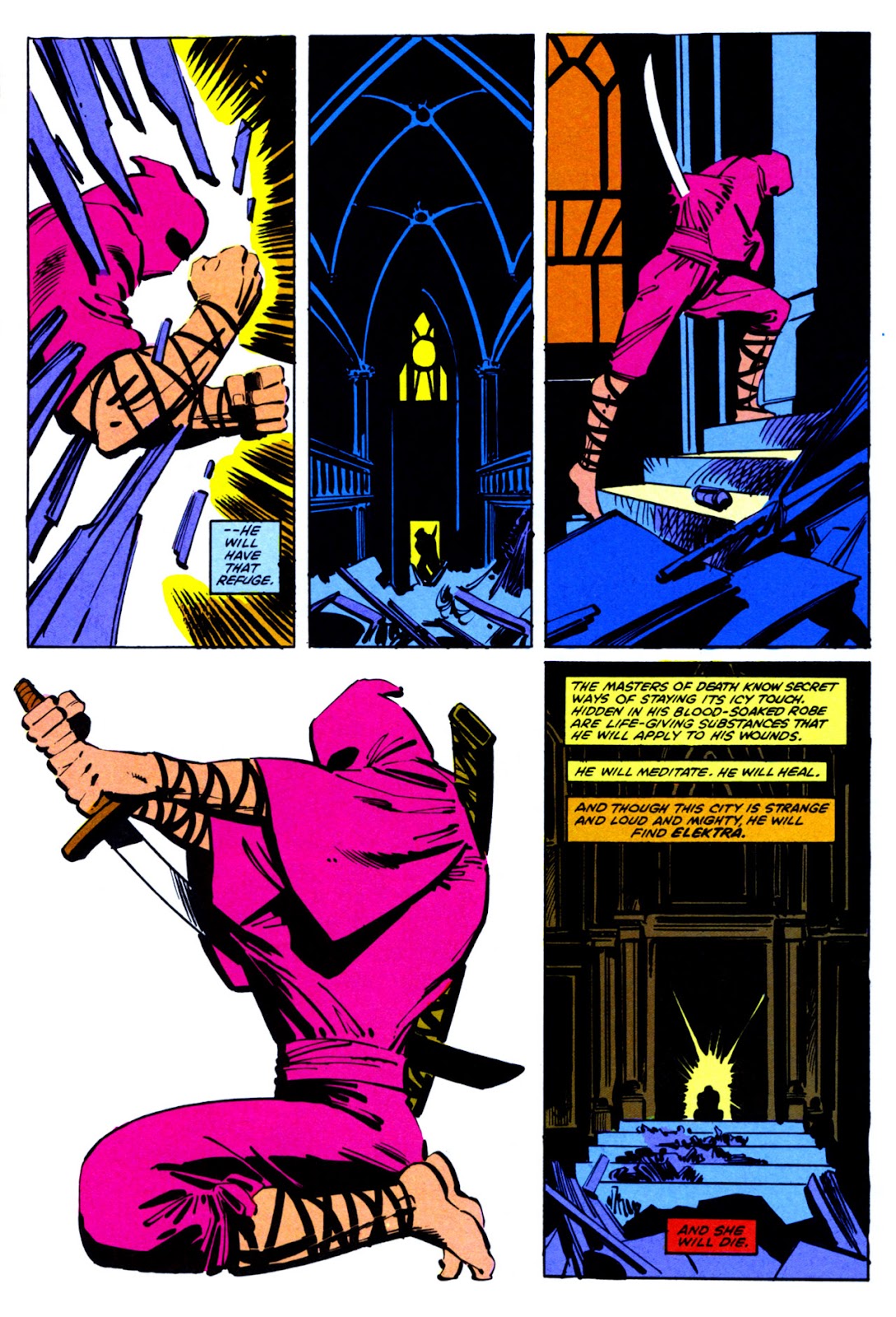 Read online The Elektra Saga comic - Issue #2