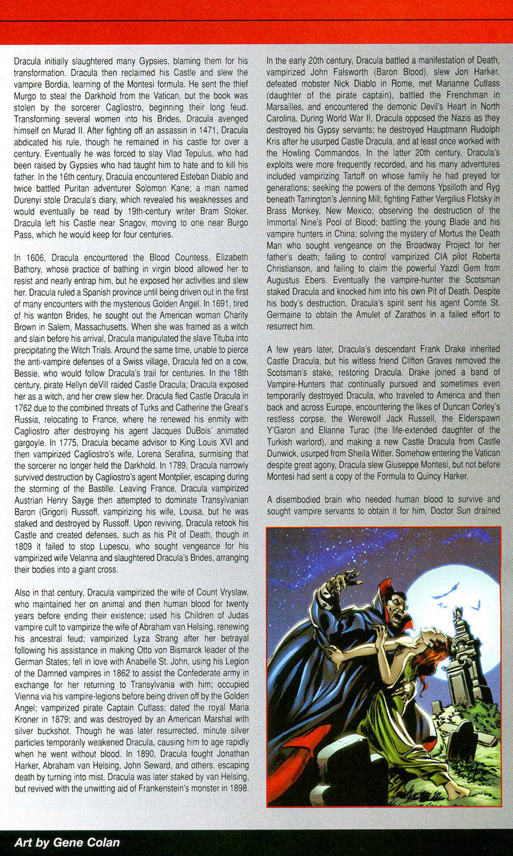 Read online Official Handbook of the Marvel Universe: Horror 2005 comic ...