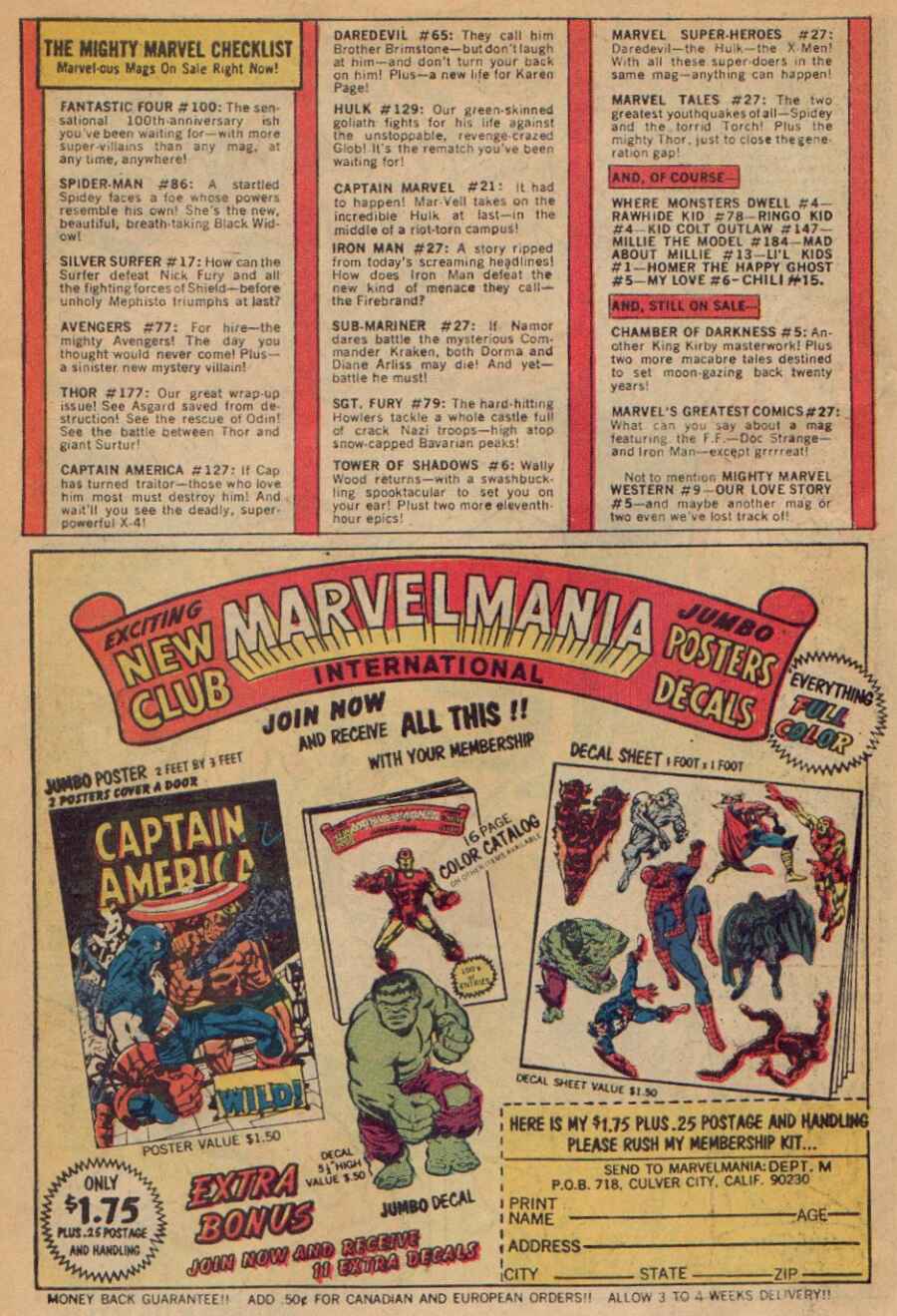 Read online Captain Marvel (1968) comic - Issue #21