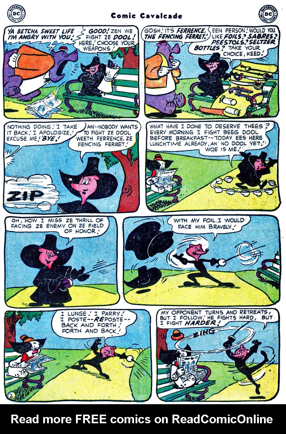 Read online Comic Cavalcade comic - Issue #63