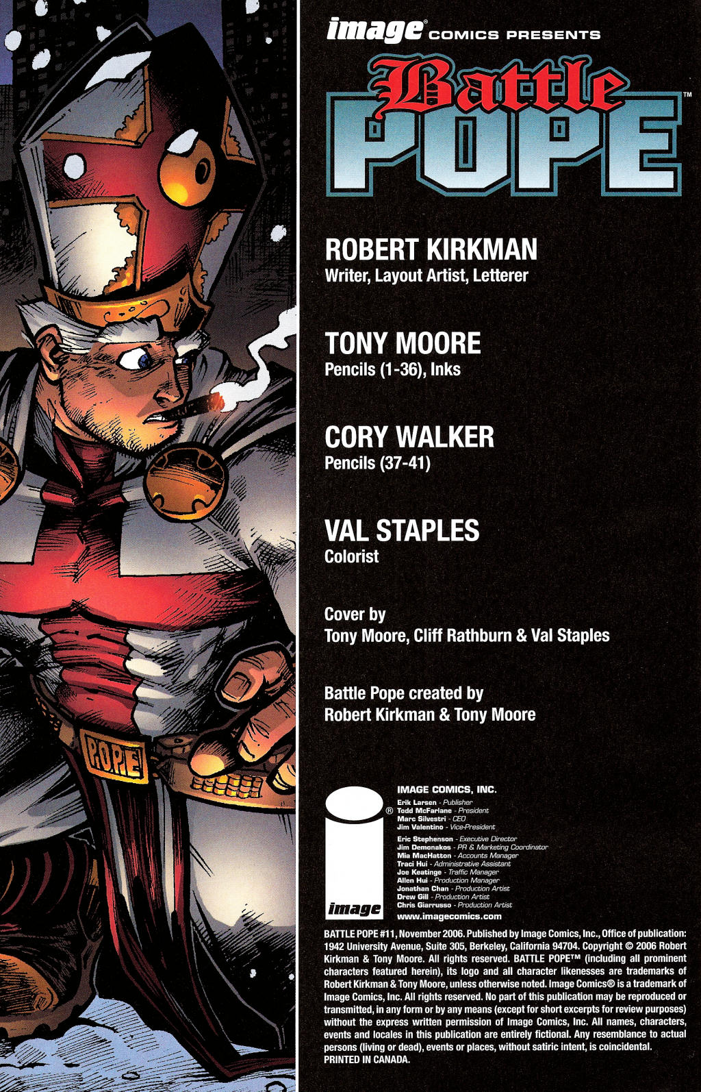 Read online Battle Pope comic - Issue #11