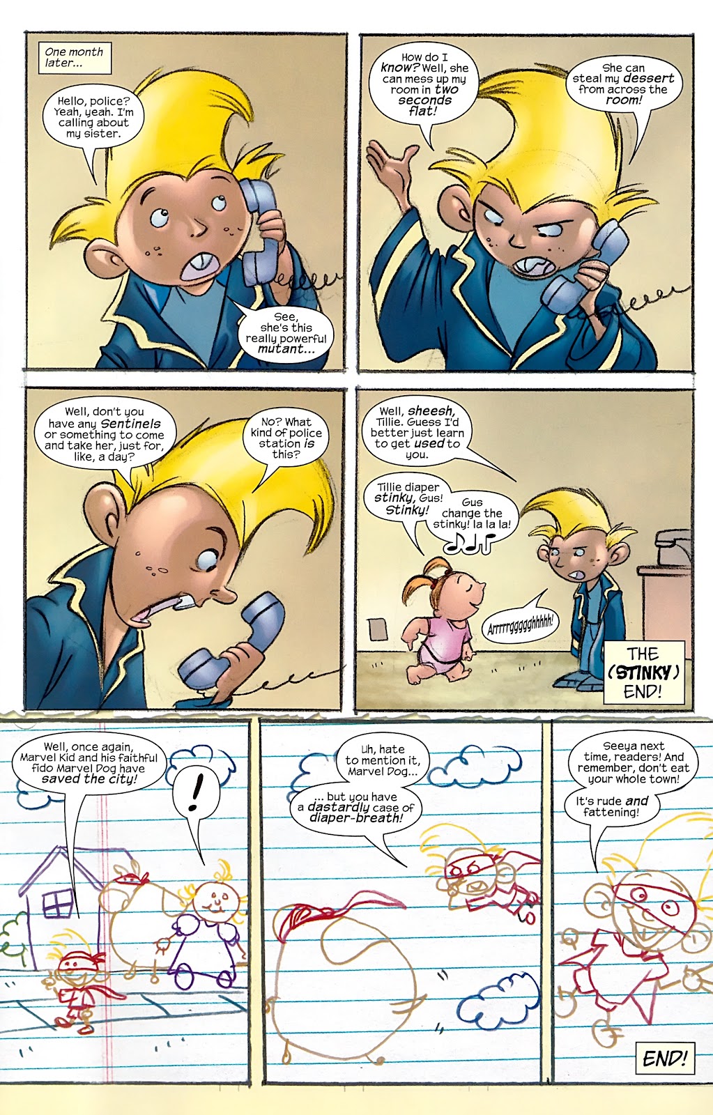 Read online Marvelous Adventures of Gus Beezer comic - Issue # X-Men