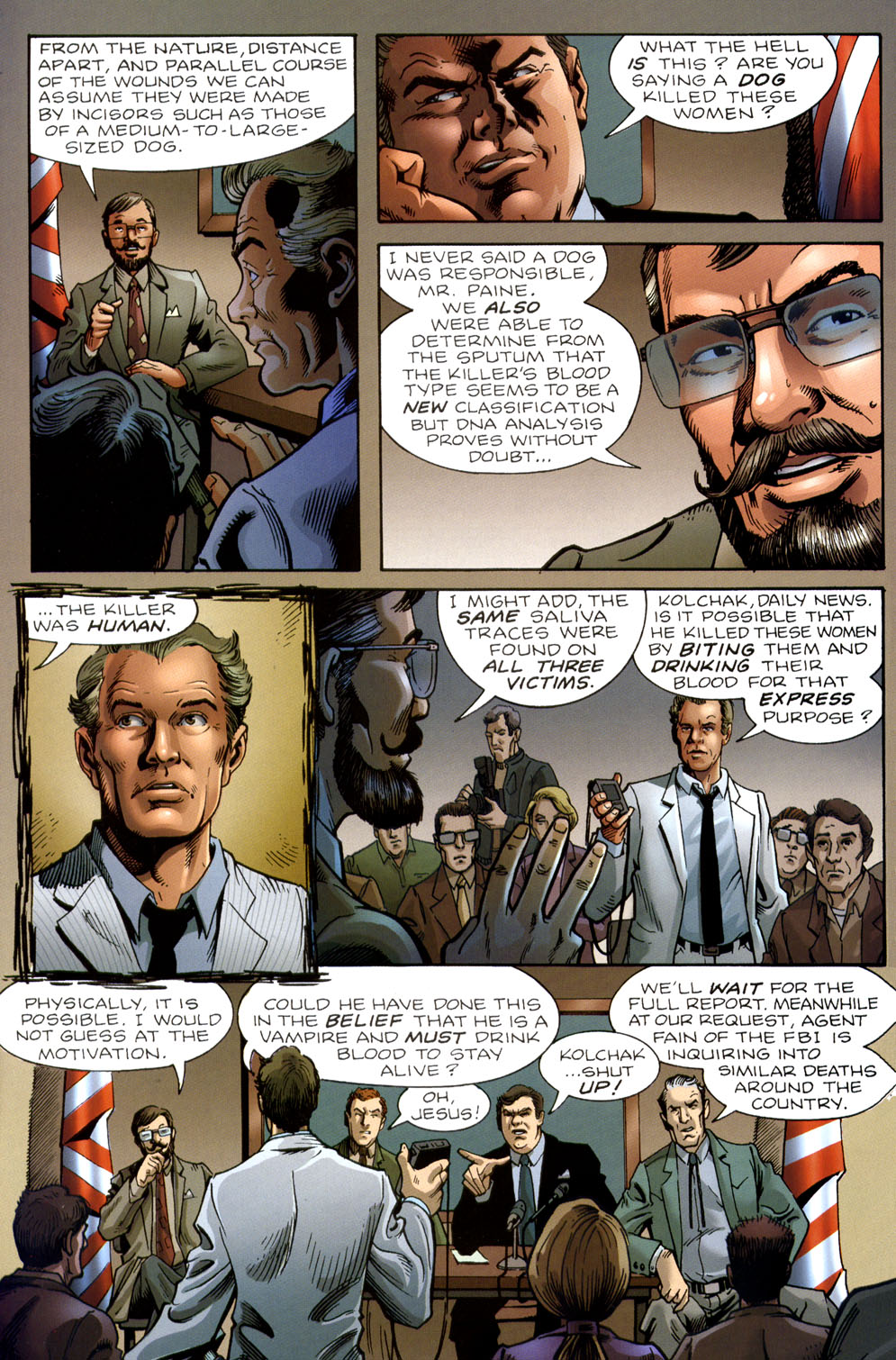 Read online Kolchak: The Night Stalker (2002) comic - Issue # Full