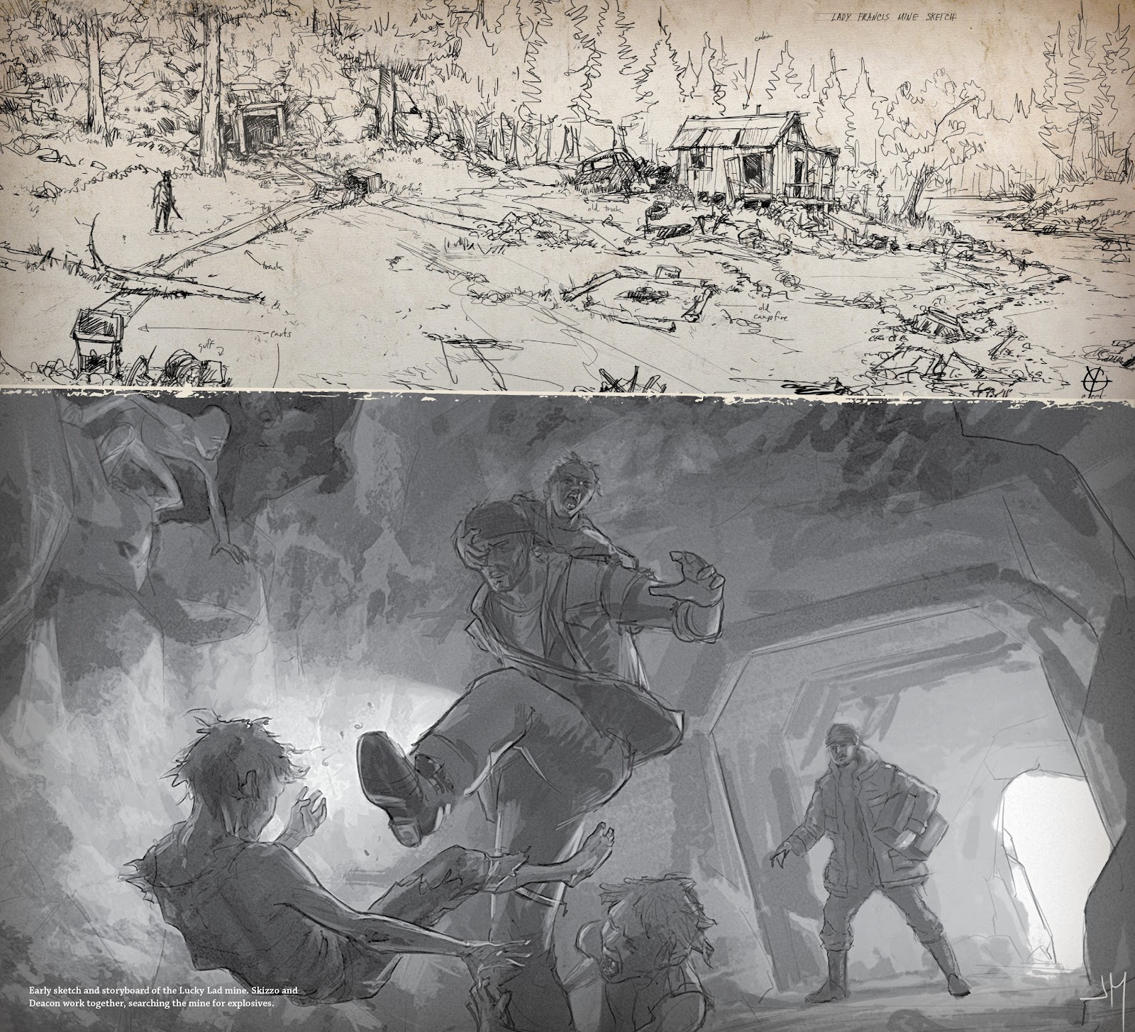 Read online The Art of Days Gone comic - Issue # TPB (Part 1)