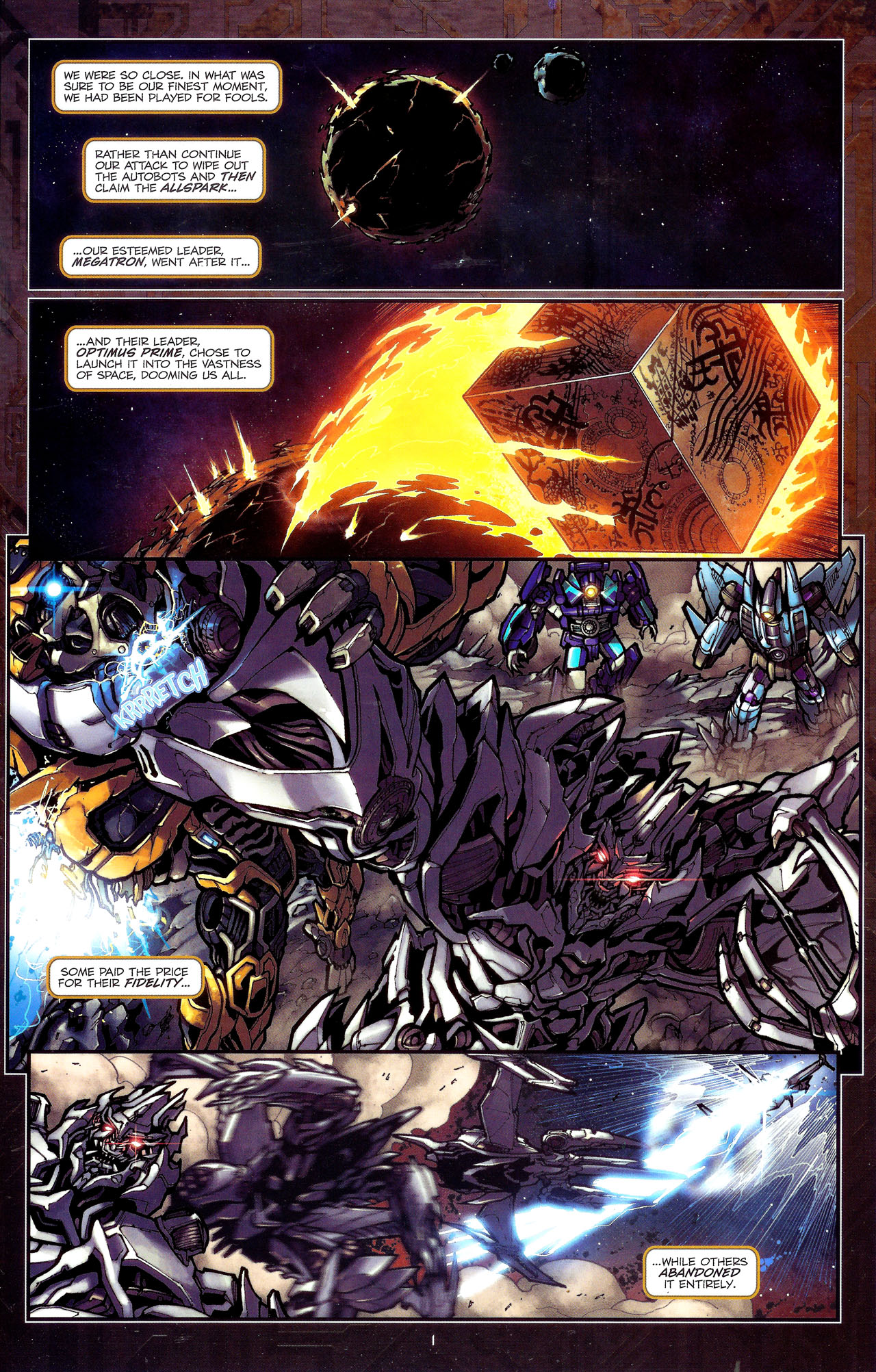 Read online Transformers: The Reign of Starscream comic - Issue #1