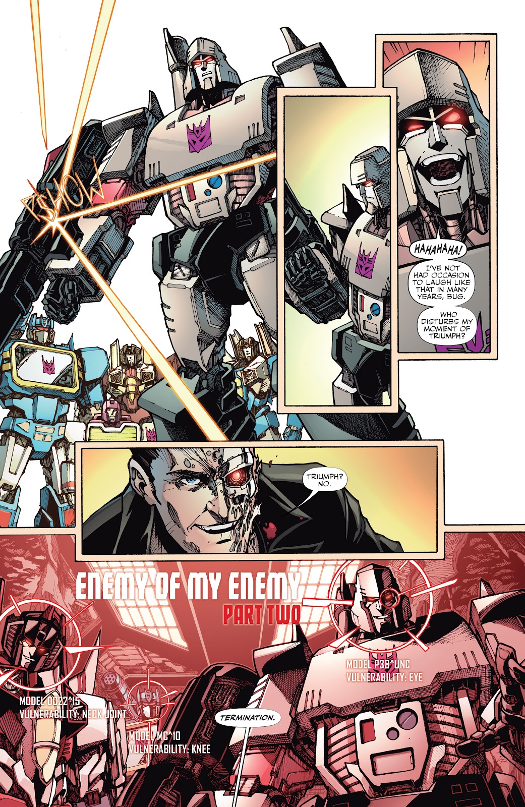 Read online Transformers vs. the Terminator comic - Issue #2