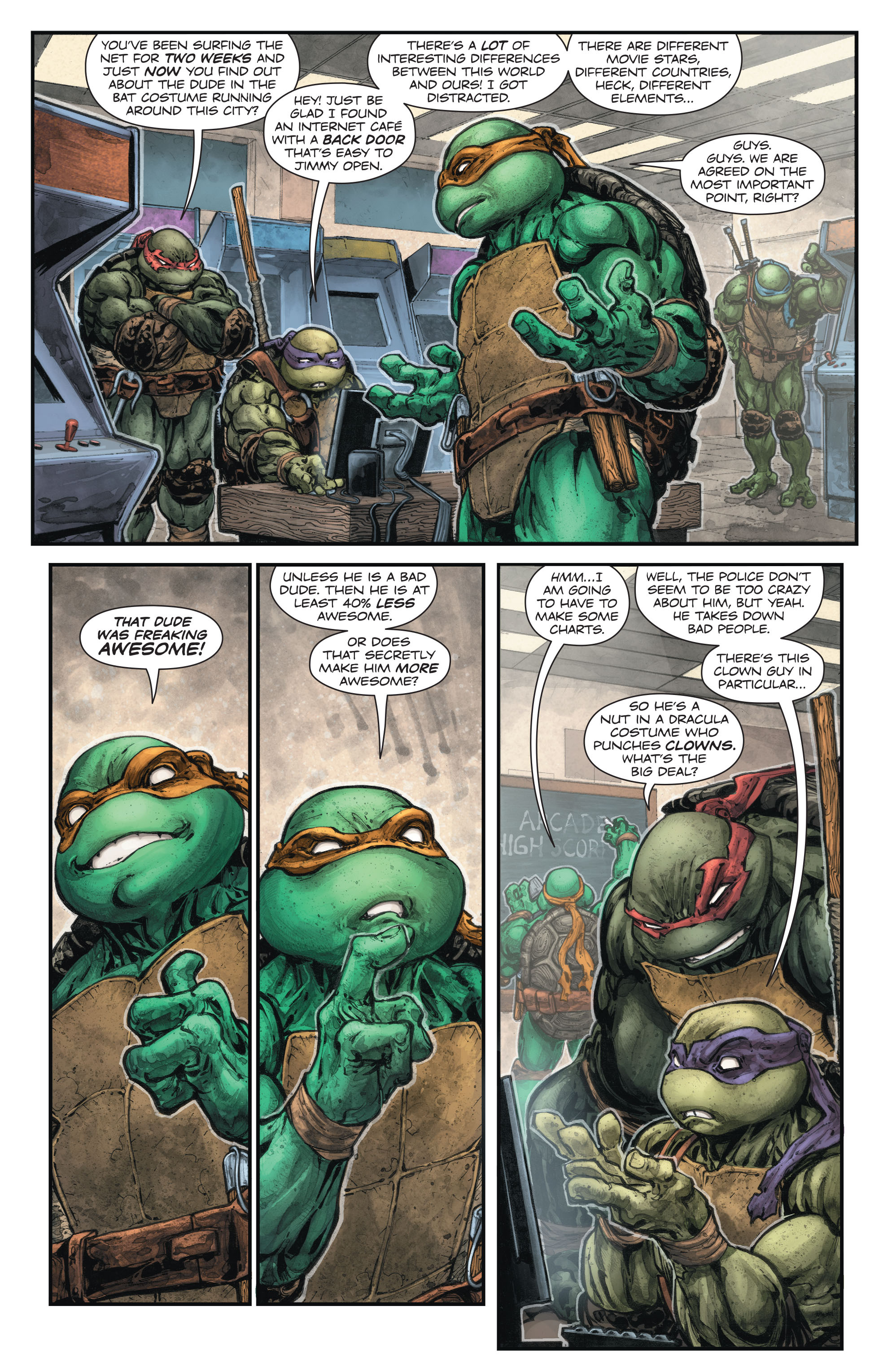 Read online Batman/Teenage Mutant Ninja Turtles comic - Issue #2