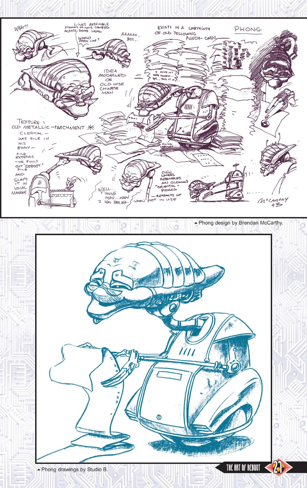 Read online The Art of Reboot comic - Issue # TPB