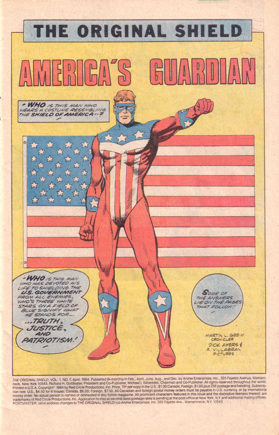 Read online The Original Shield comic - Issue #1