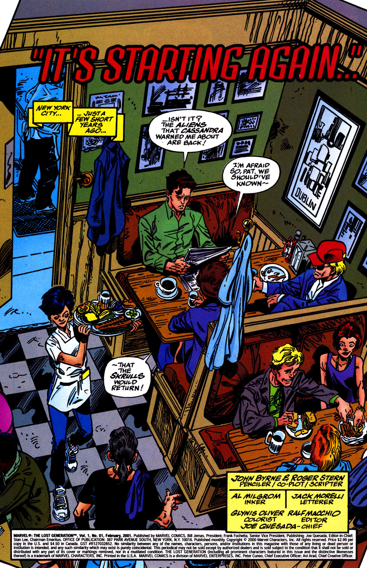 Read online Marvel: The Lost Generation comic - Issue #1